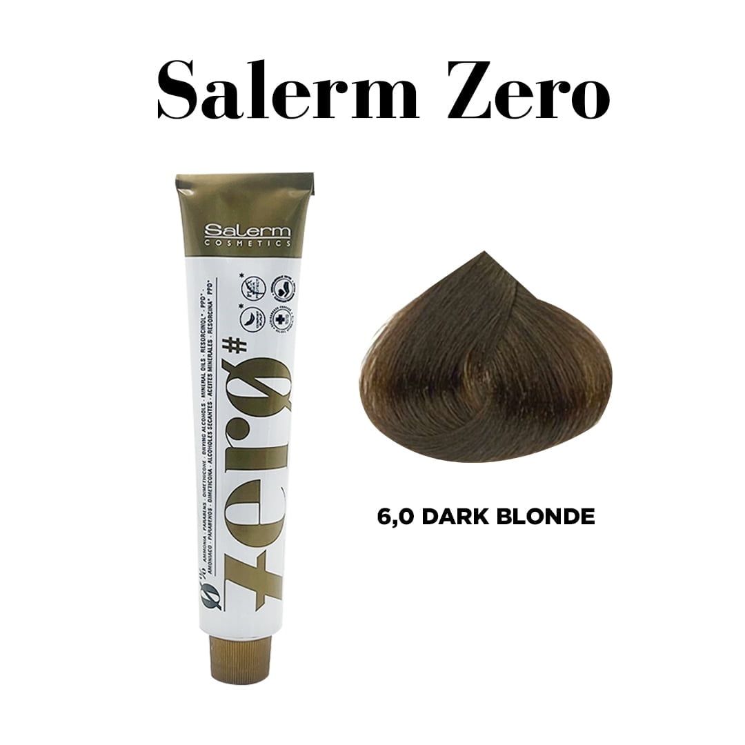 Salerm Color Zero Semi Permanent Coloring Cream ( 6,0 Dark Blonde ...