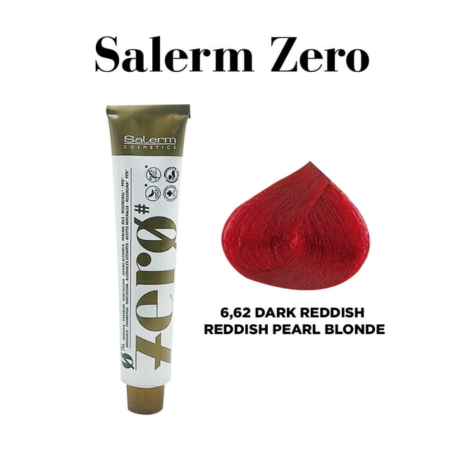 Salerm Color Zero Semi Permanent Coloring Cream ( 6,62 Dark Reddish ...