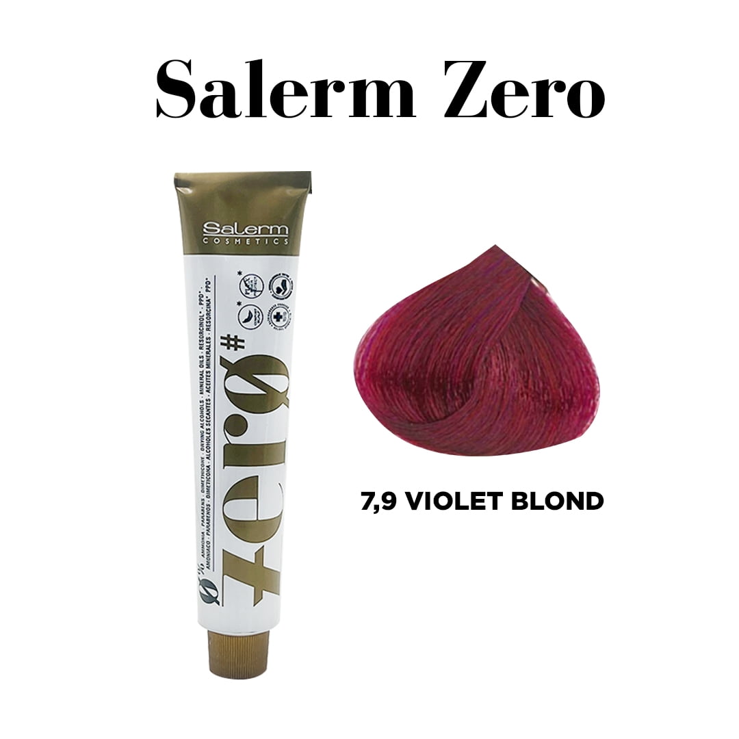 Salerm Color Zero Semi Permanent Coloring Cream ( 7,9 Violet Blond ...