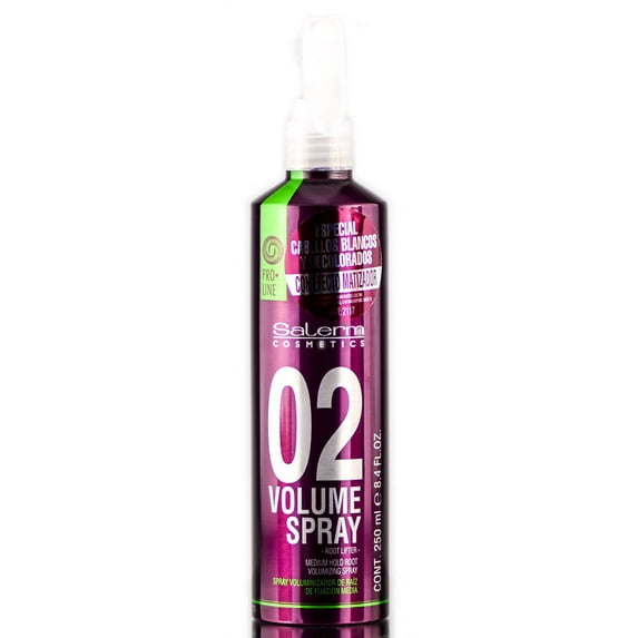 Salerm Cosmetics 02 Pro Line Volume Spray Medium Hold Root - 8.4 oz ...