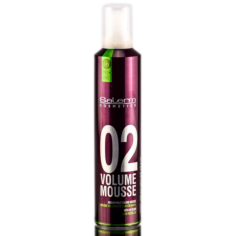 Salerm Cosmetics 02 Volume Mousse - Hyaluronic Acid Formulated, Color ...