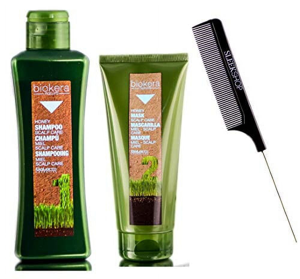 Salerm Biokera Natura Honey Scalp Care Shampoo & Mask Treatment Kit ...