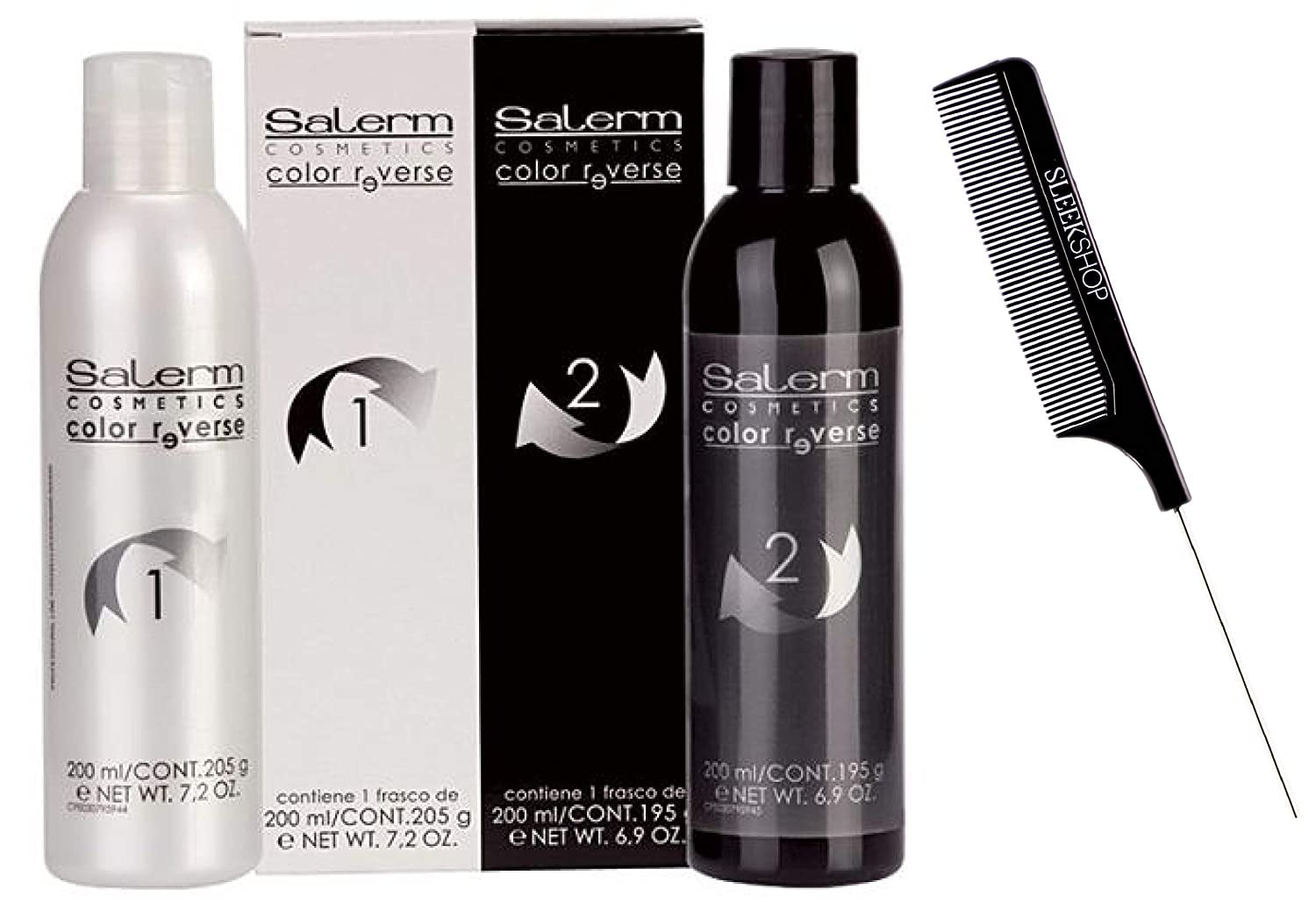 Salerm Cosmetics Color Reverse, Hair Color Remover (w/Sleekshop ...