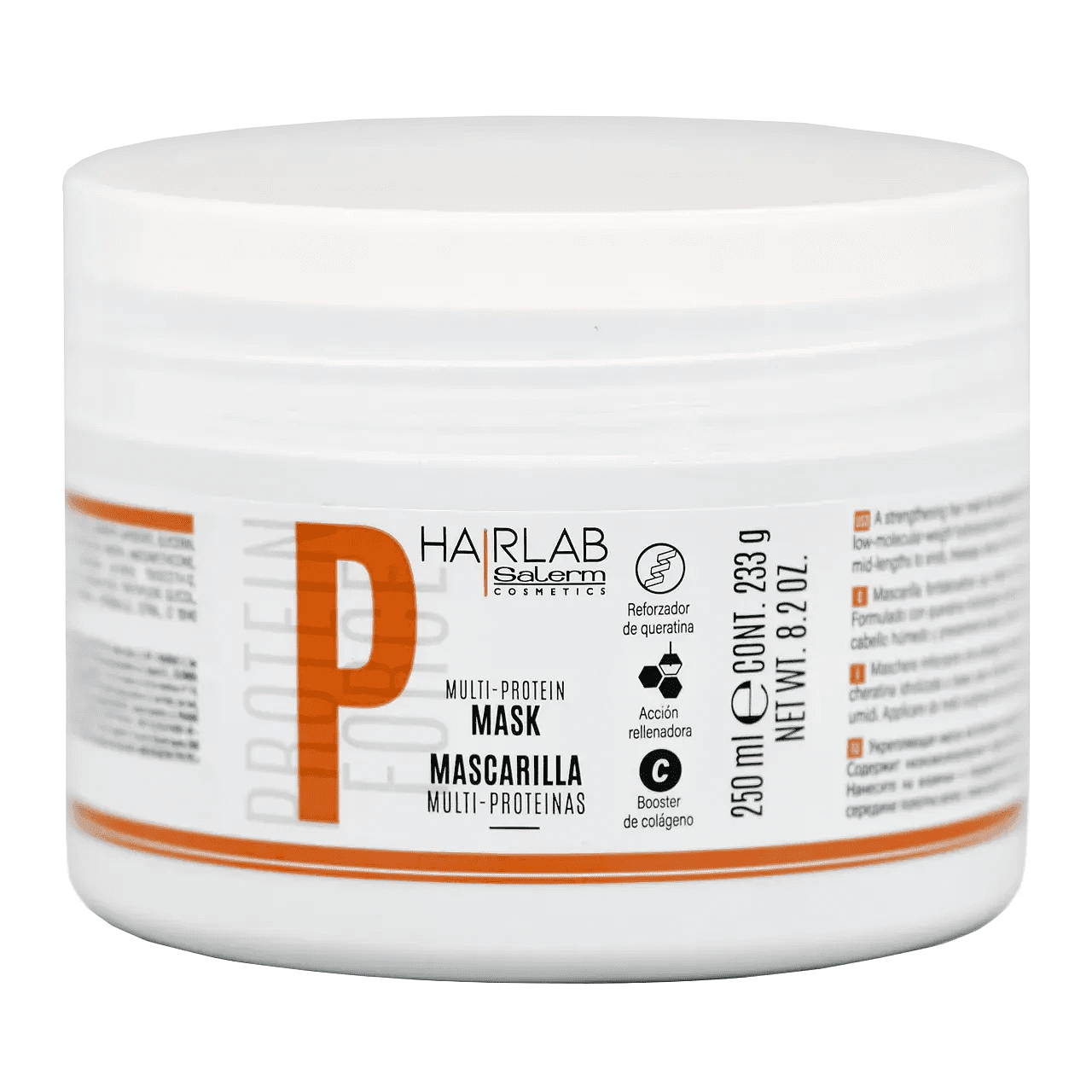 Salerm Cosmetics Hair Lab Multi-Protein Mask - 8.2 oz - Walmart.com