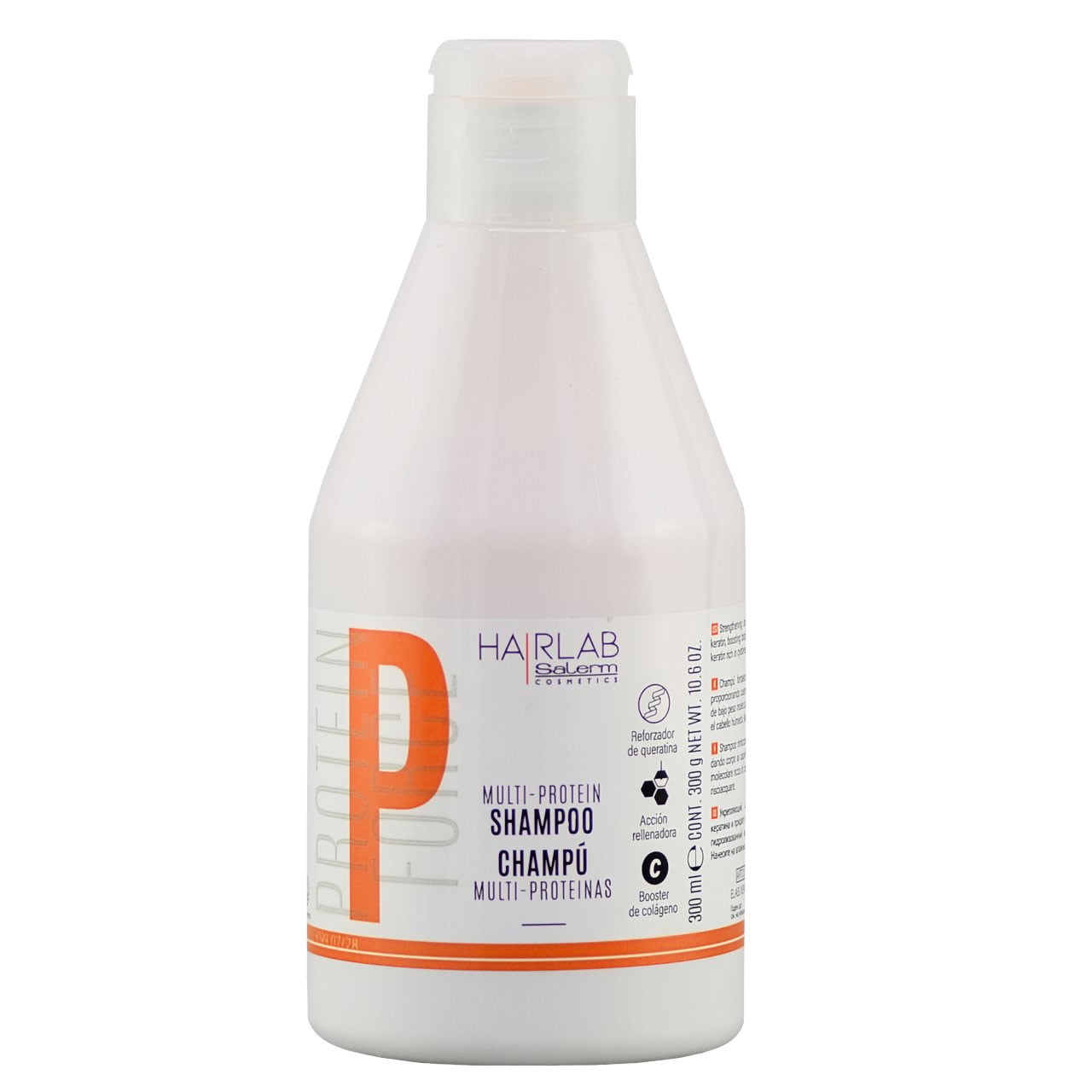 Salerm Cosmetics Hair Lab Multi-Protein Shampoo - 10.6 oz - Walmart.com