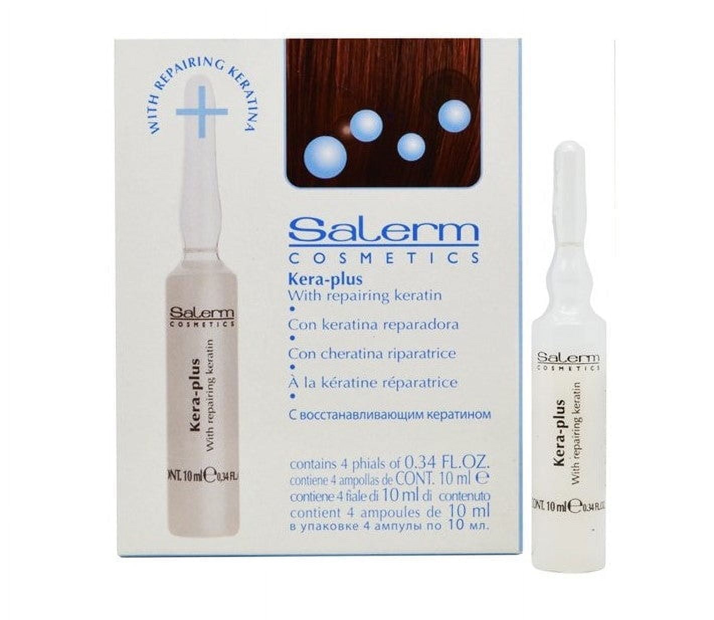 Salerm Cosmetics Kera Plus Hair Keratin Treatment - box of 4 vials (0 ...