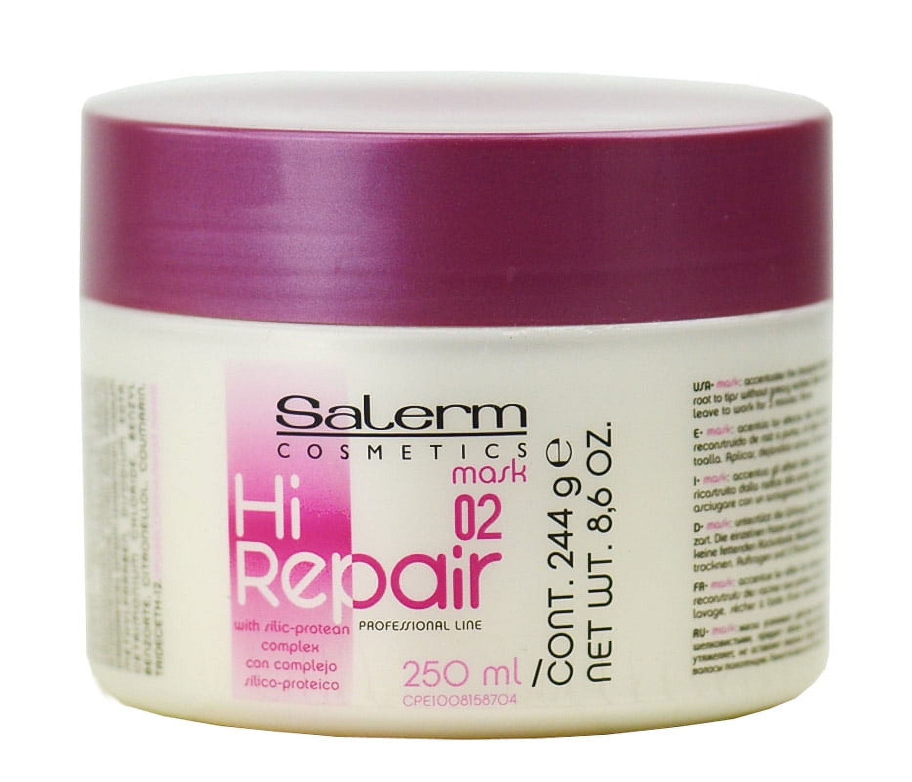 Salerm Cosmetics Hi Repair Rejuvenating Hair Mask, 8.6 oz - Walmart.com