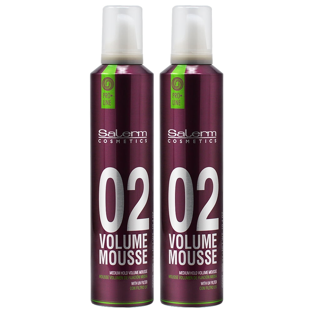 Salerm Pro Line 02 Volume Mousse Medium Hold 300ml/10.4oz (Pack of 2 ...