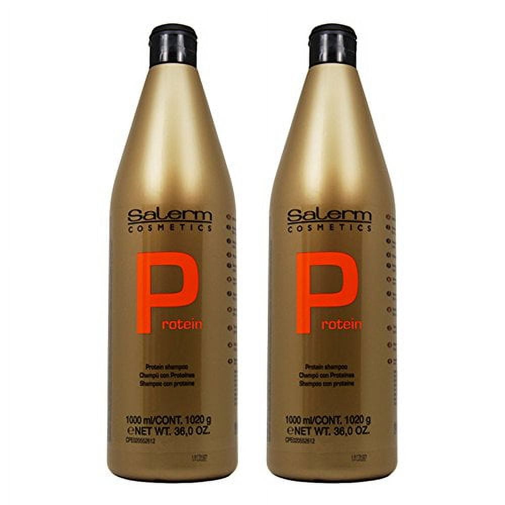 Salerm Protein Shampoo 36oz / 1000ml "Pack of 2" - Walmart.com