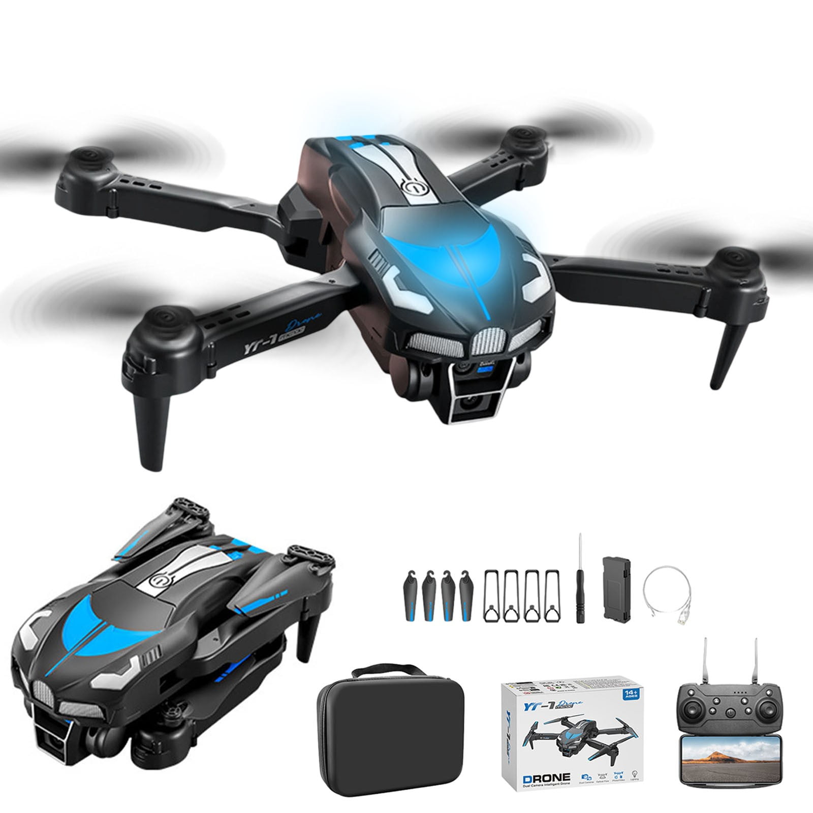 Sales Drone with 1080P HD FPV Double Camera Foldable Quadcopter ...