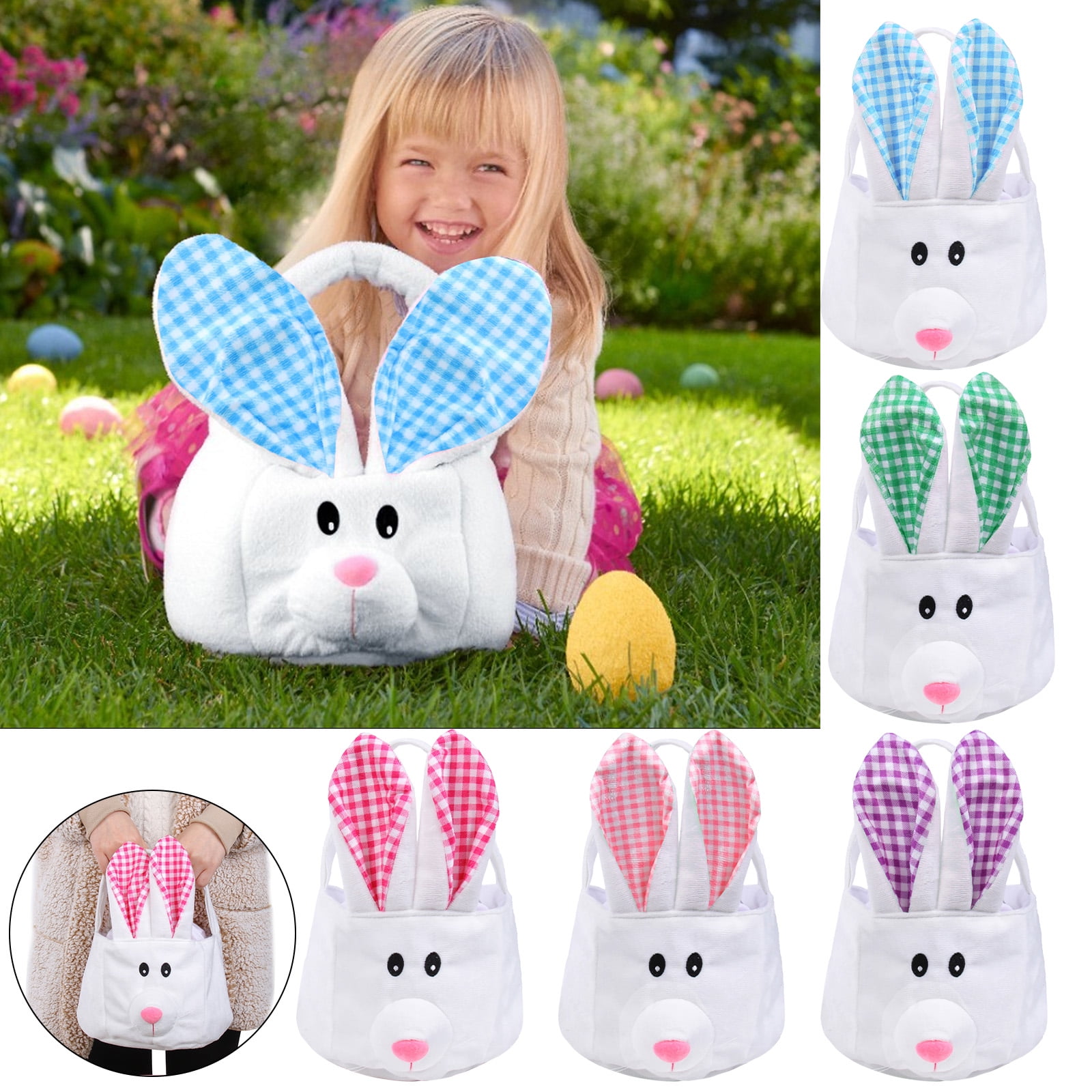 Sales Or Clearance! Easter Bunny Basket, Bunny Easter Basket with ...