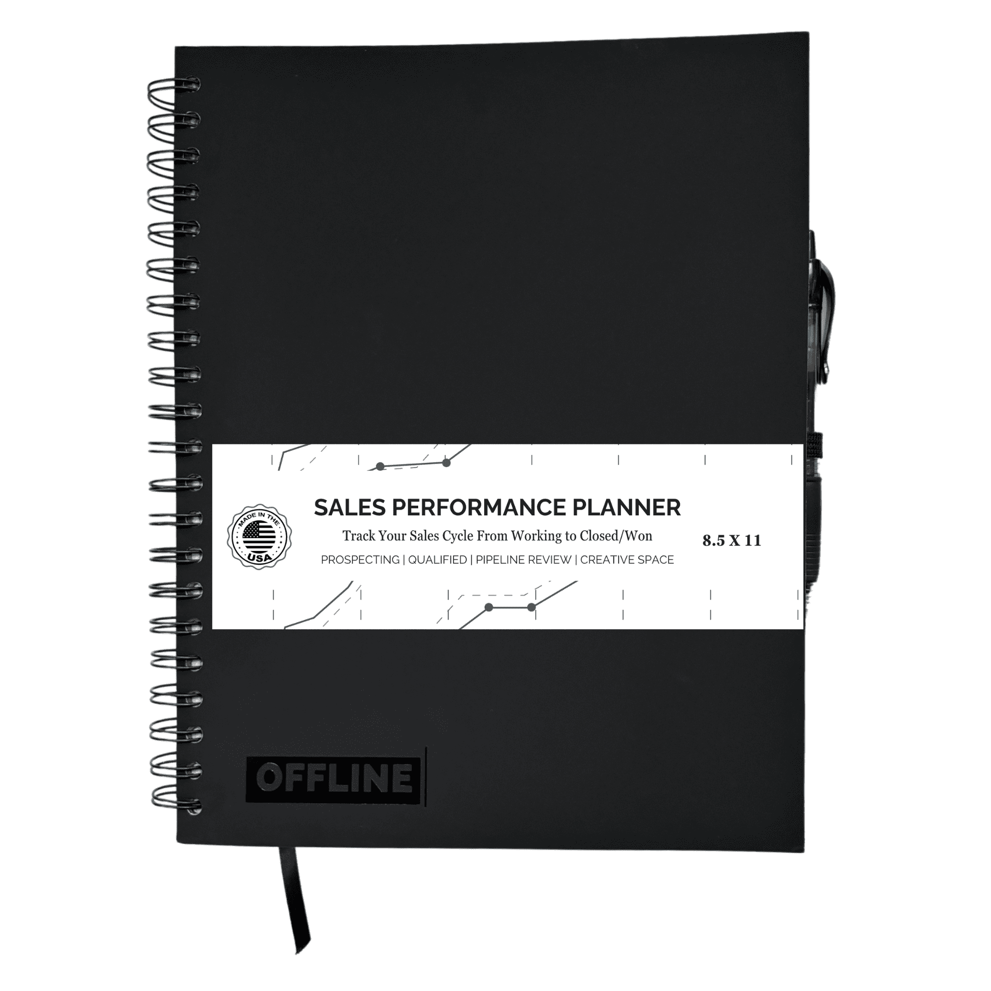 Sales Performance Planner - 8.5 x 11 - Built For Sales Professionals ...