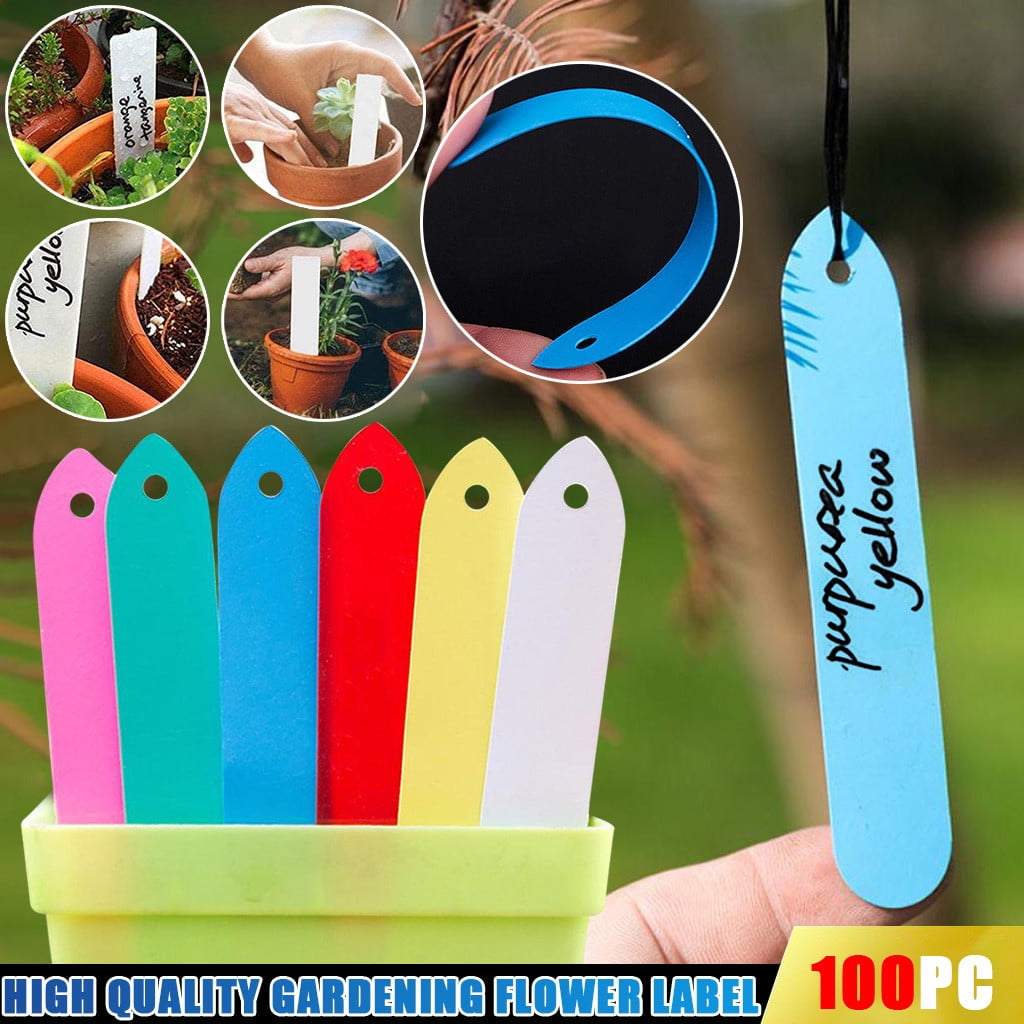 Sales Today Clearance! 100PC Plastic Plant Pot Markers, Garden Nursery ...