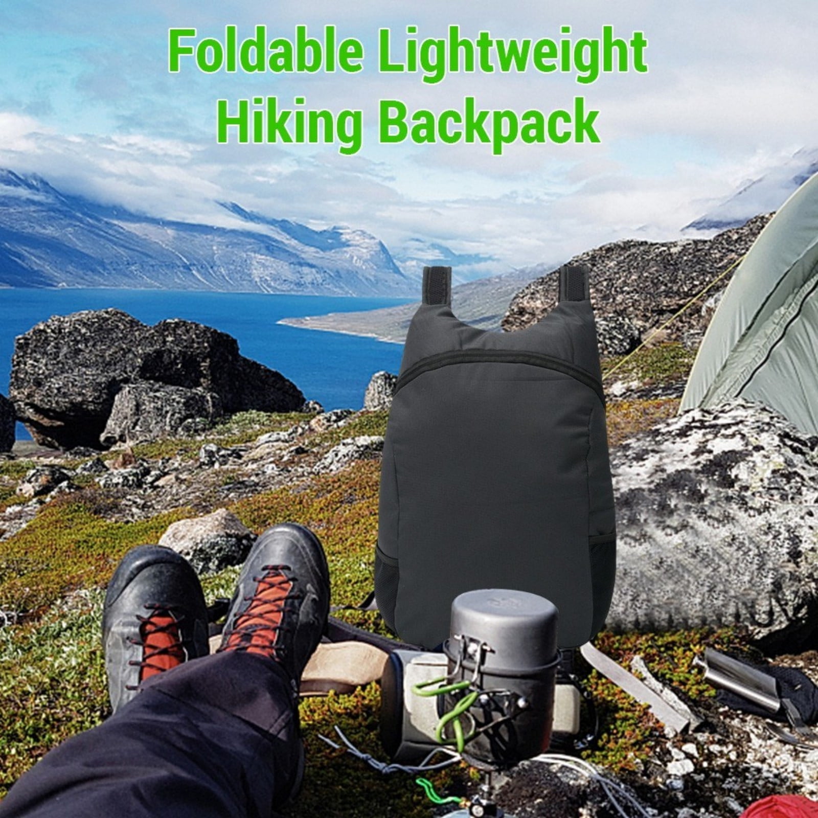 Sales Today Clearance! 10L Foldable Hiking Backpack, Lightweight Travel ...