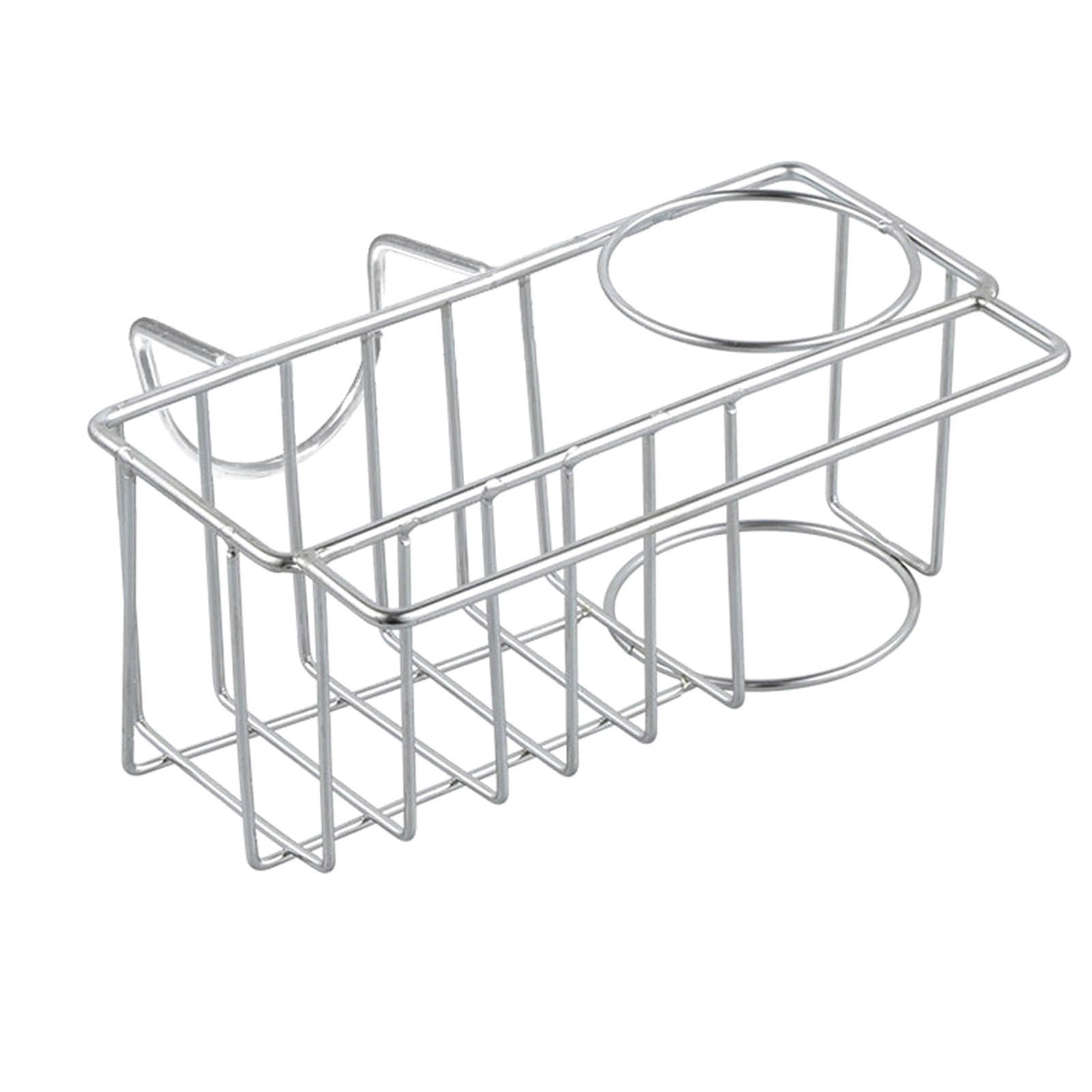 2-in-1 Sink Sponge Frame, 304 Stainless Steel Kitchen Sink Organizer ...