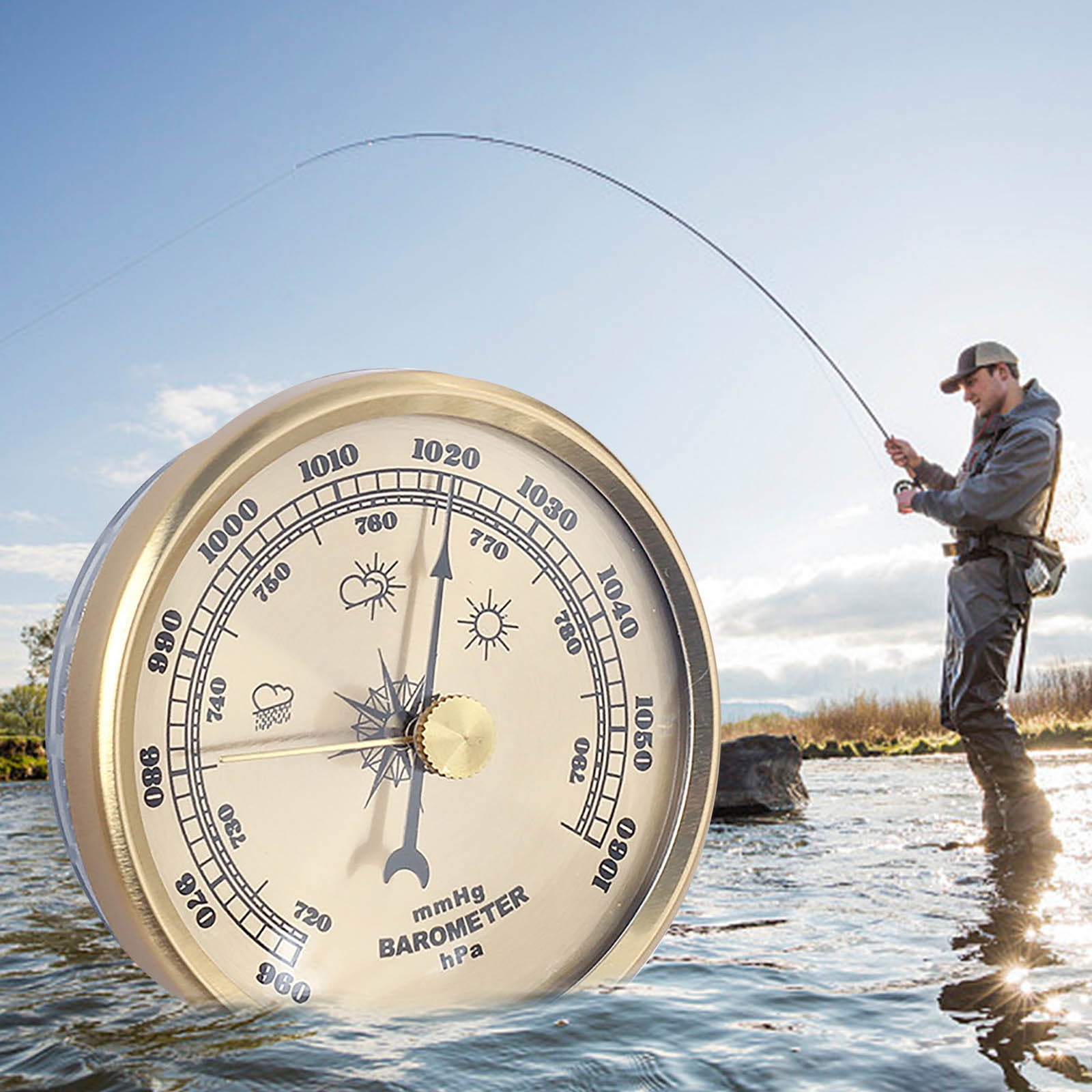 Sales Today Clearance! 3-in-1 Outdoor Atmosphere Manometer,Hygrometer ...