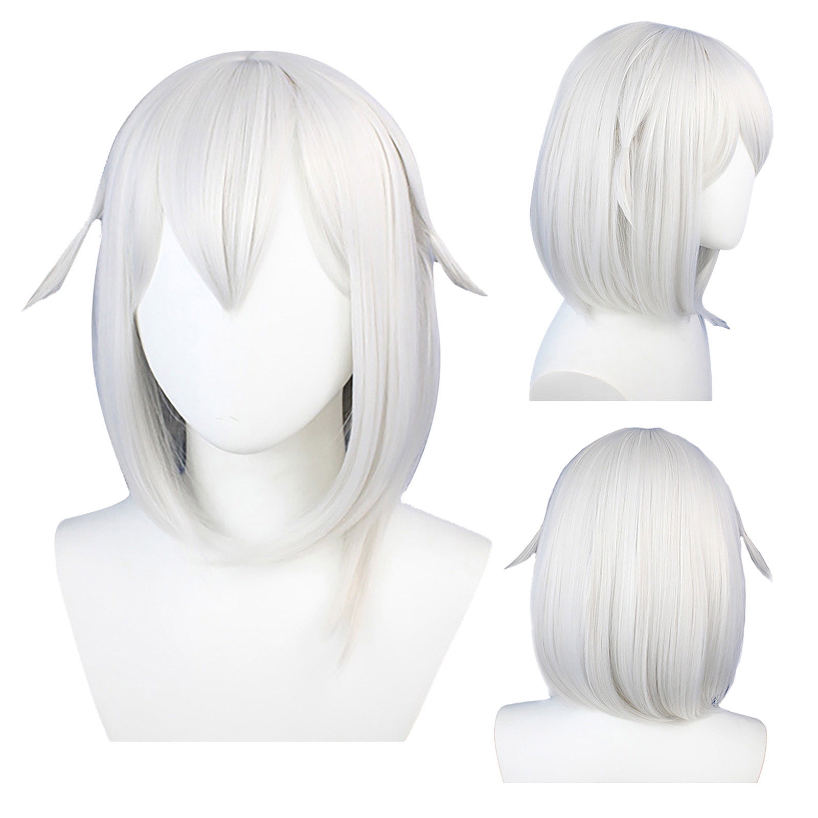 Sales Today Clearance! 35cm Short Cosplay Wig Rose Net Wig With Hair ...