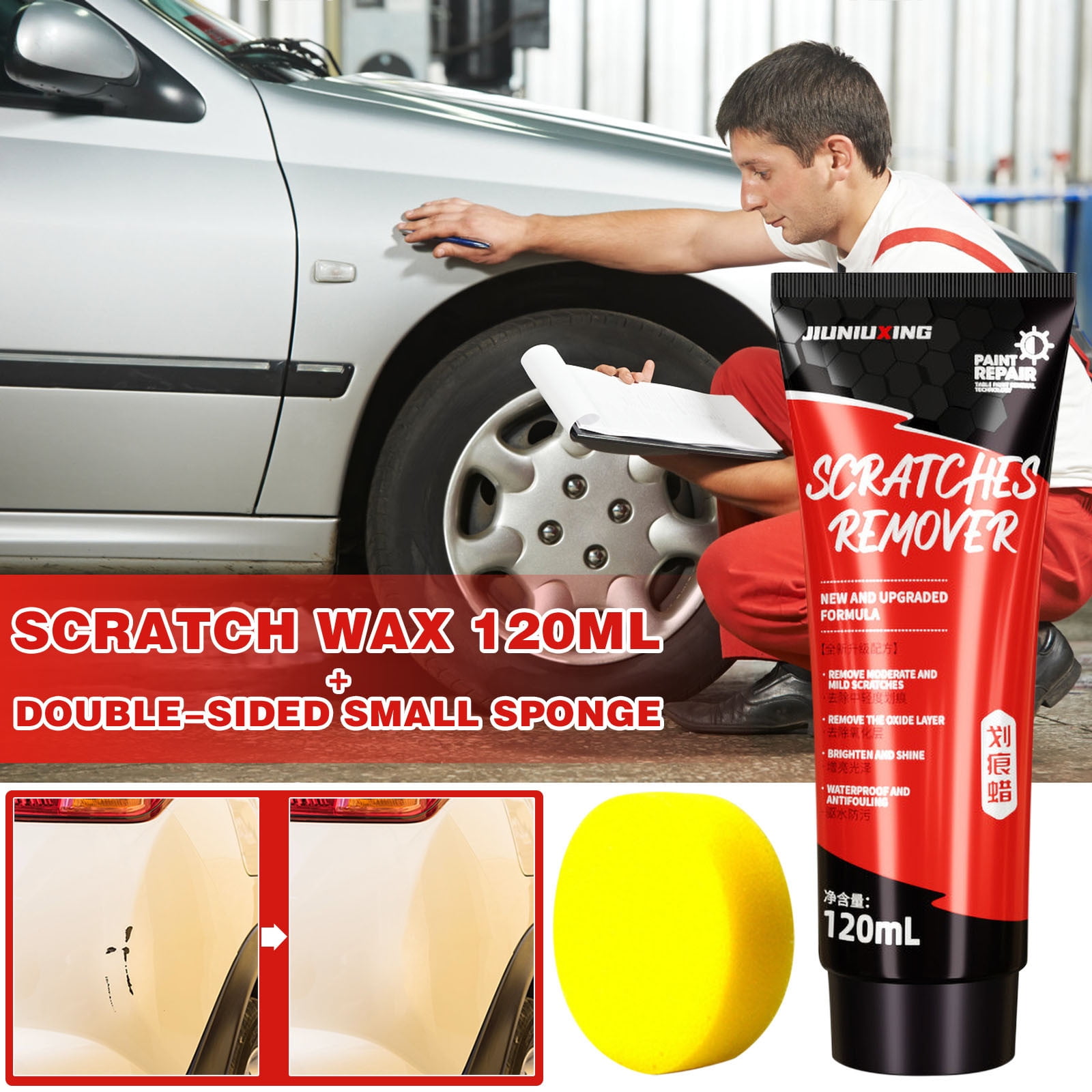 Sales Today Clearance! Automotive Paint Scratch Removal Polishing Wax ...