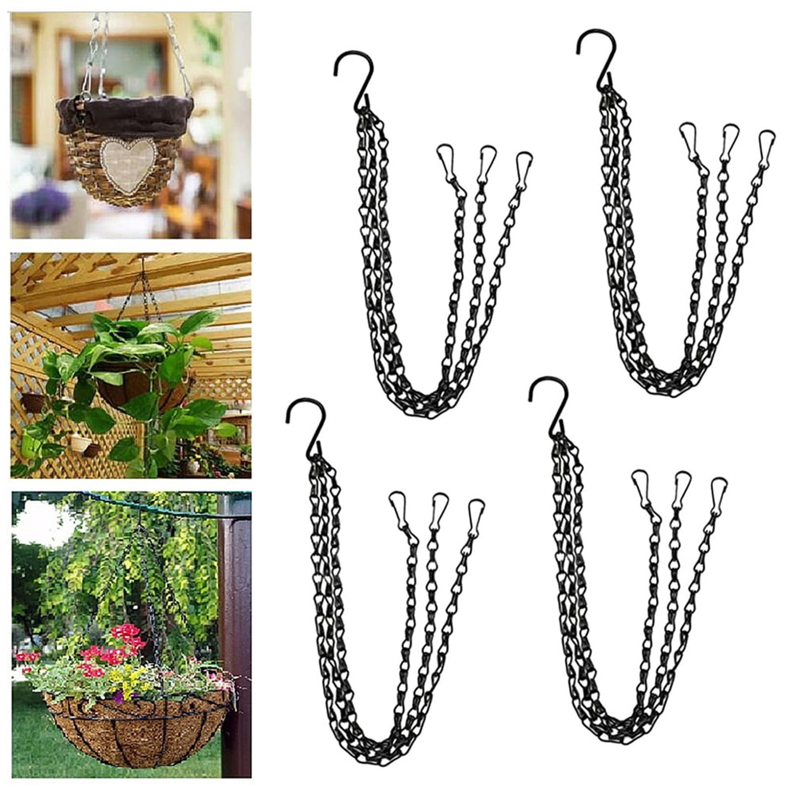 Sales Today Clearance! Bifavgk Hanging Baskets Chains 3 Hanging Chains ...