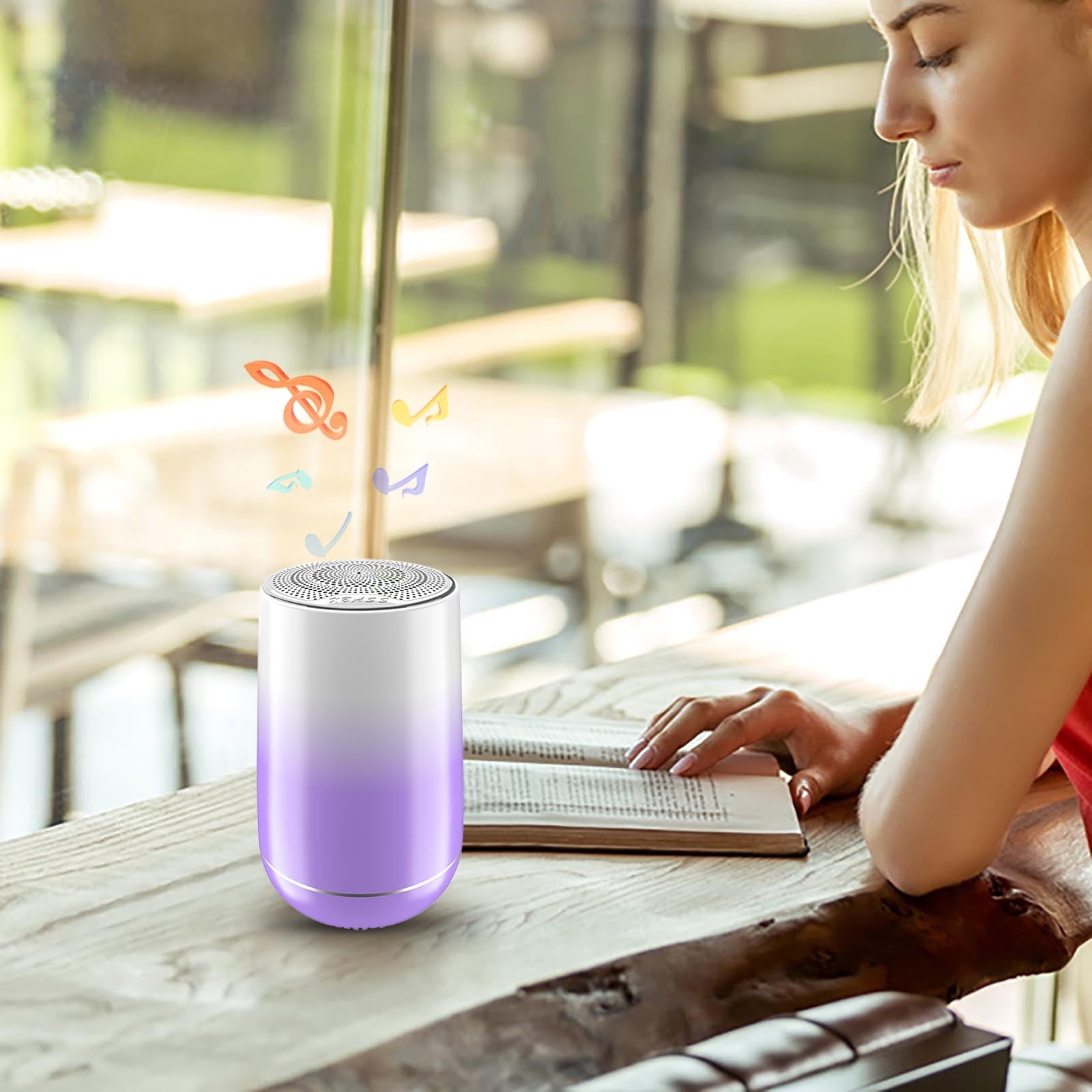 Sales Today Clearance! Bluetooth 5.3 Gradient Speaker, Mini Subwoofer ...