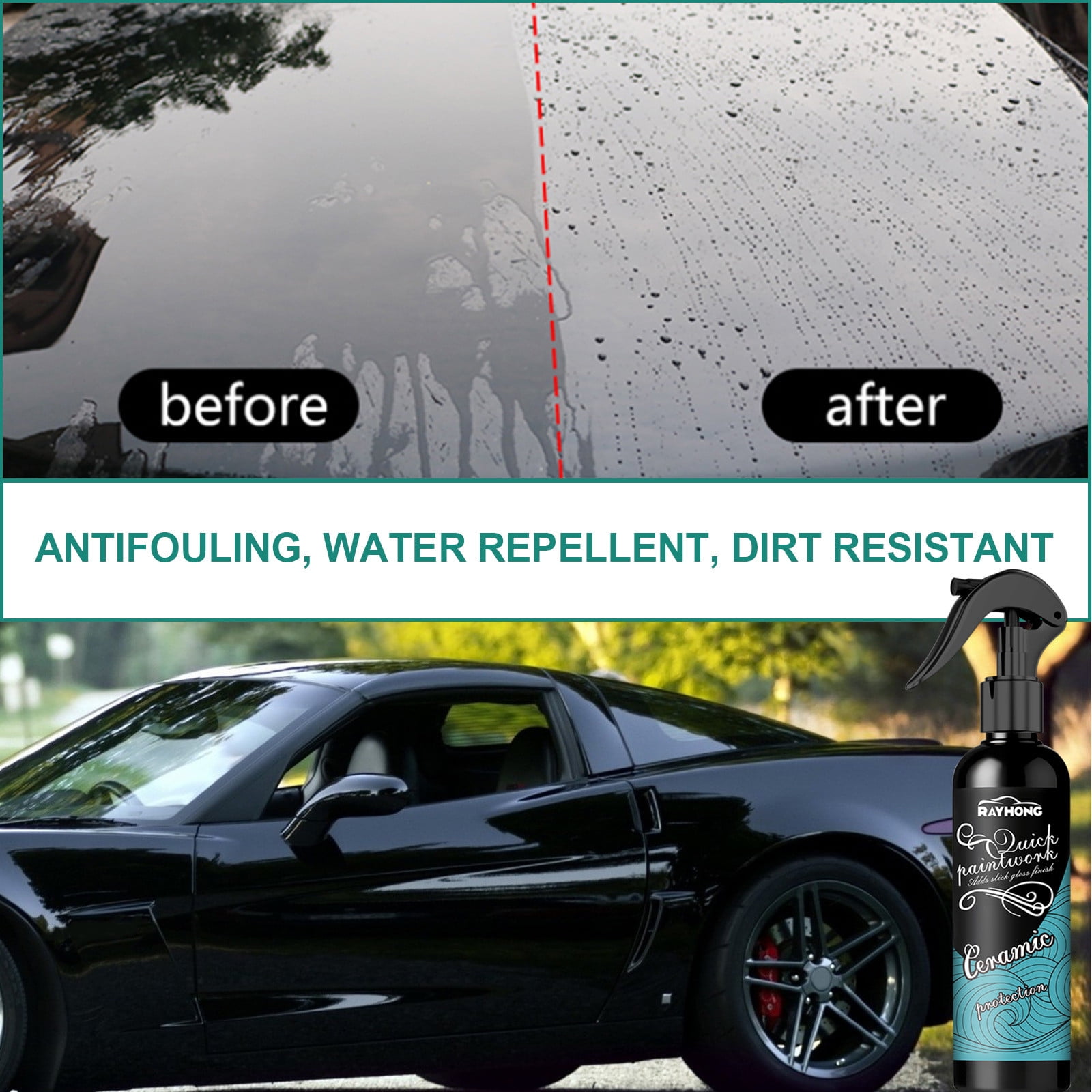 Sales Today Clearance! Car Repair Spray, Oxidation Liquid Ceramic Coat, Super Hydrophobic Glass ...