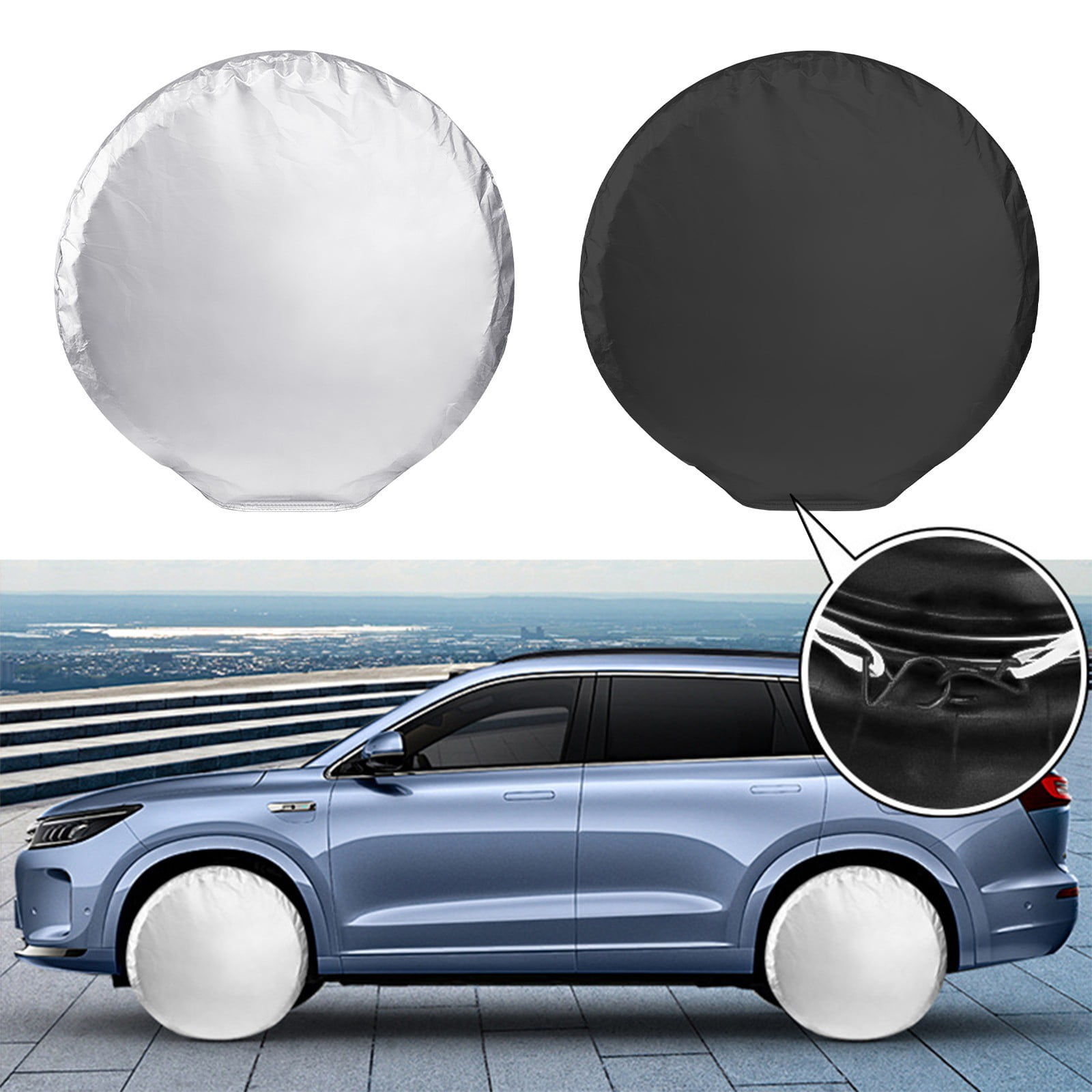Sales Today Clearance! Car Tyre Cover, Waterproof Sun Protection Spare ...