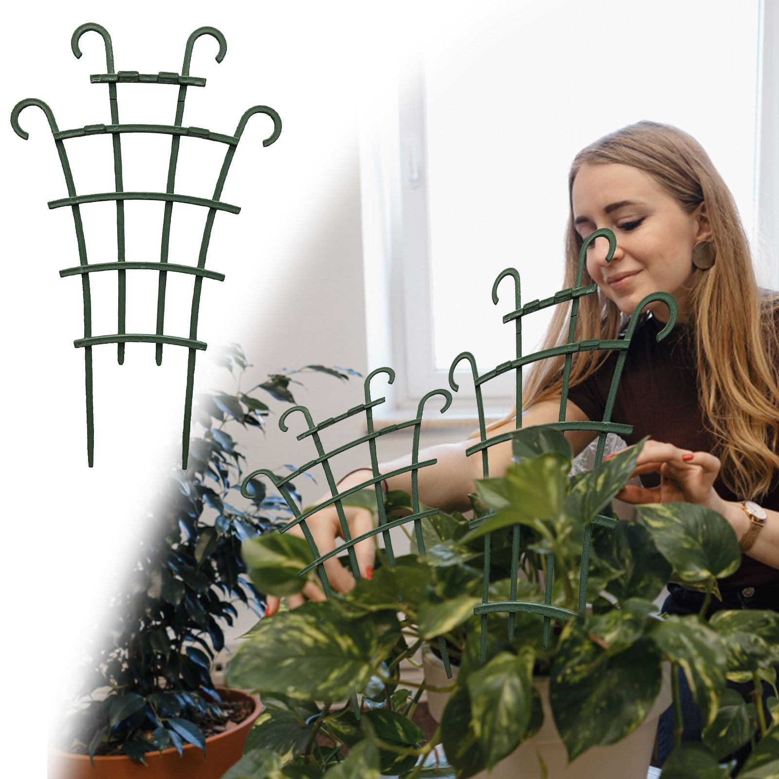 Sales Today Clearance! Climbing Pergola Flower Stand, Iron Plant ...