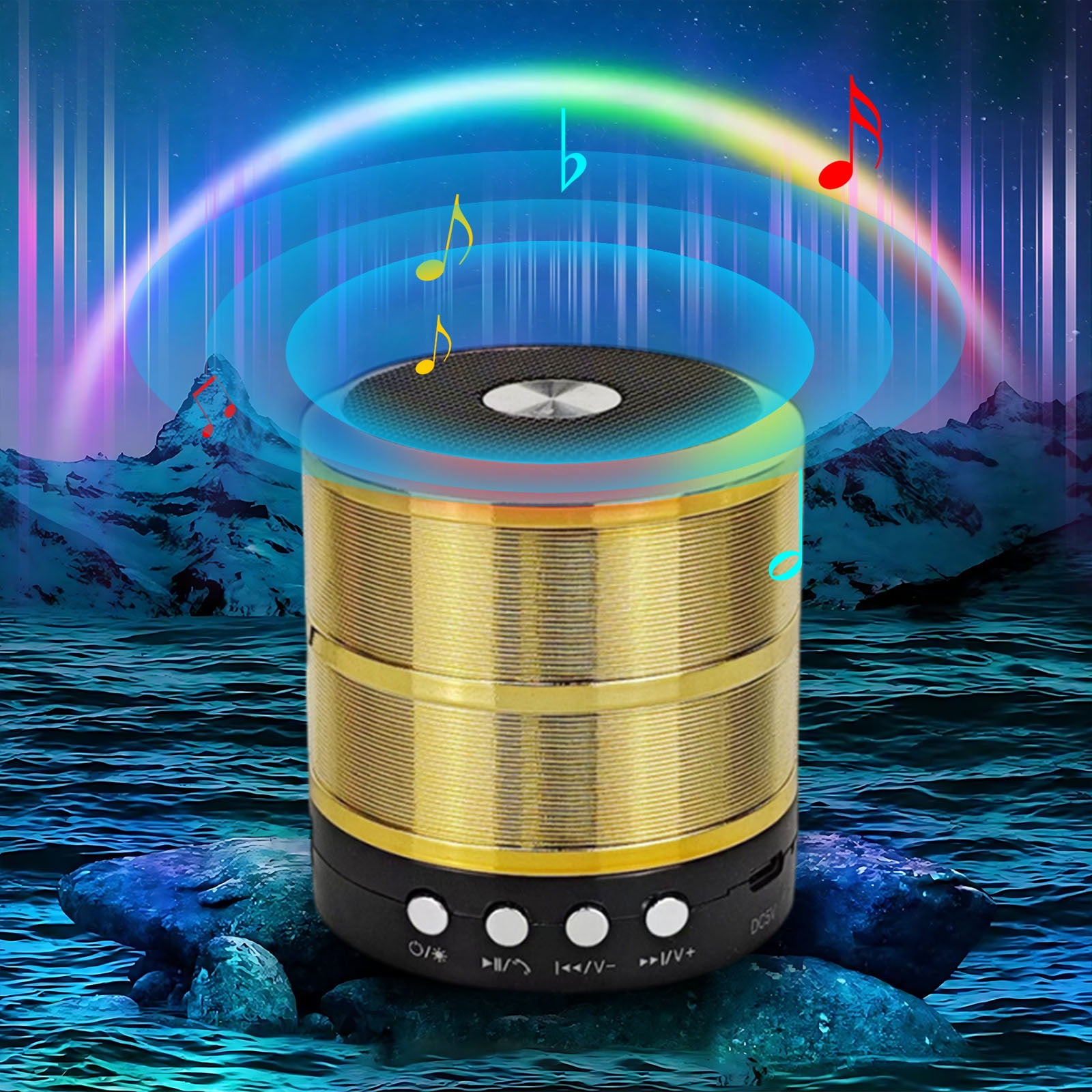 Sales Today Clearance! Colorful Wireless Car Subwoofer, Portable ...