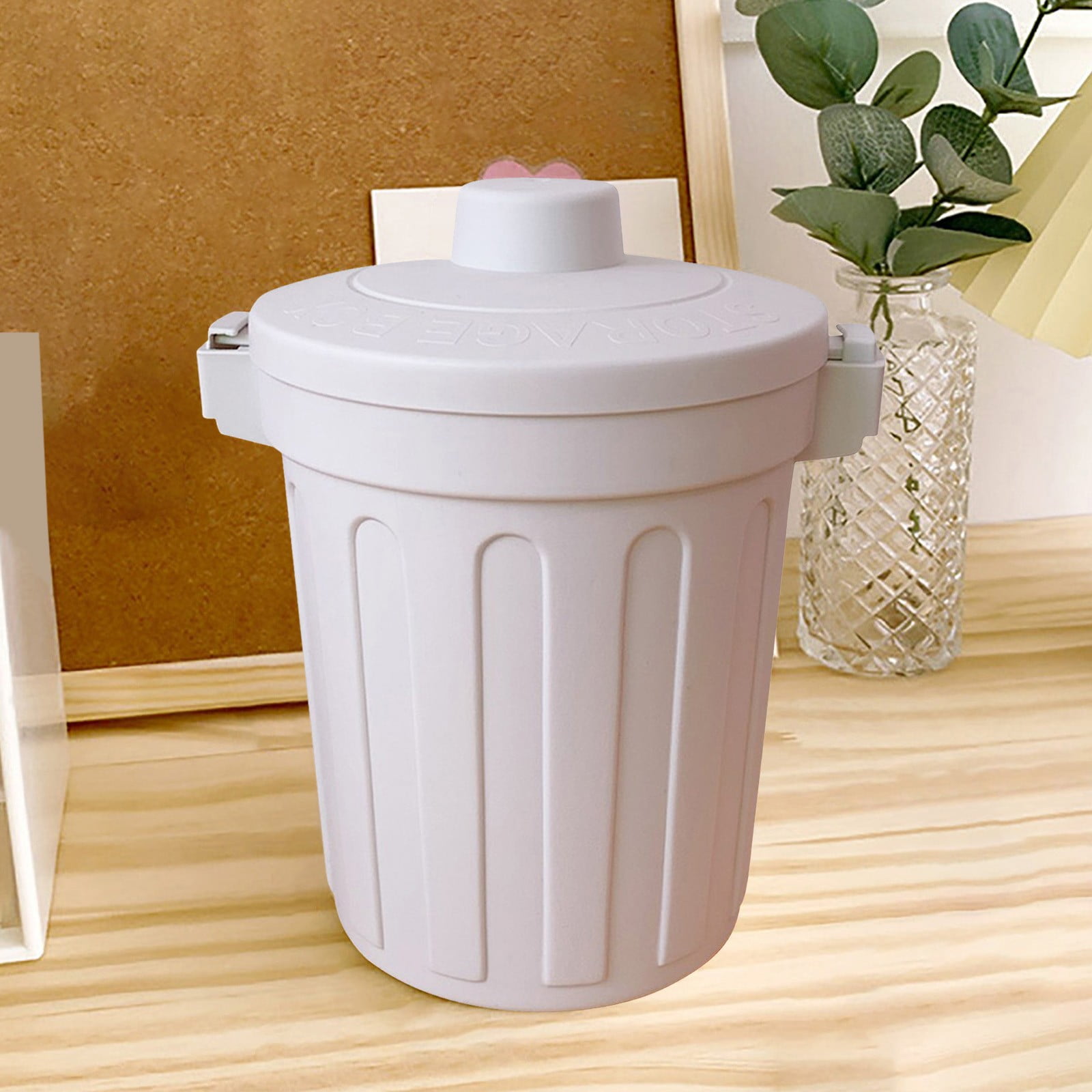 Sales Today Clearance Desktop Can Garbage Storage Box Living Room ...