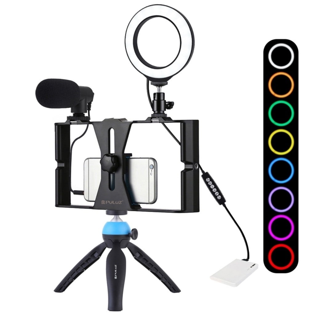 Sales Today ! FAJHHA Puluz 5-in-1 Vlogging Kit,Live Broadcast LED ...