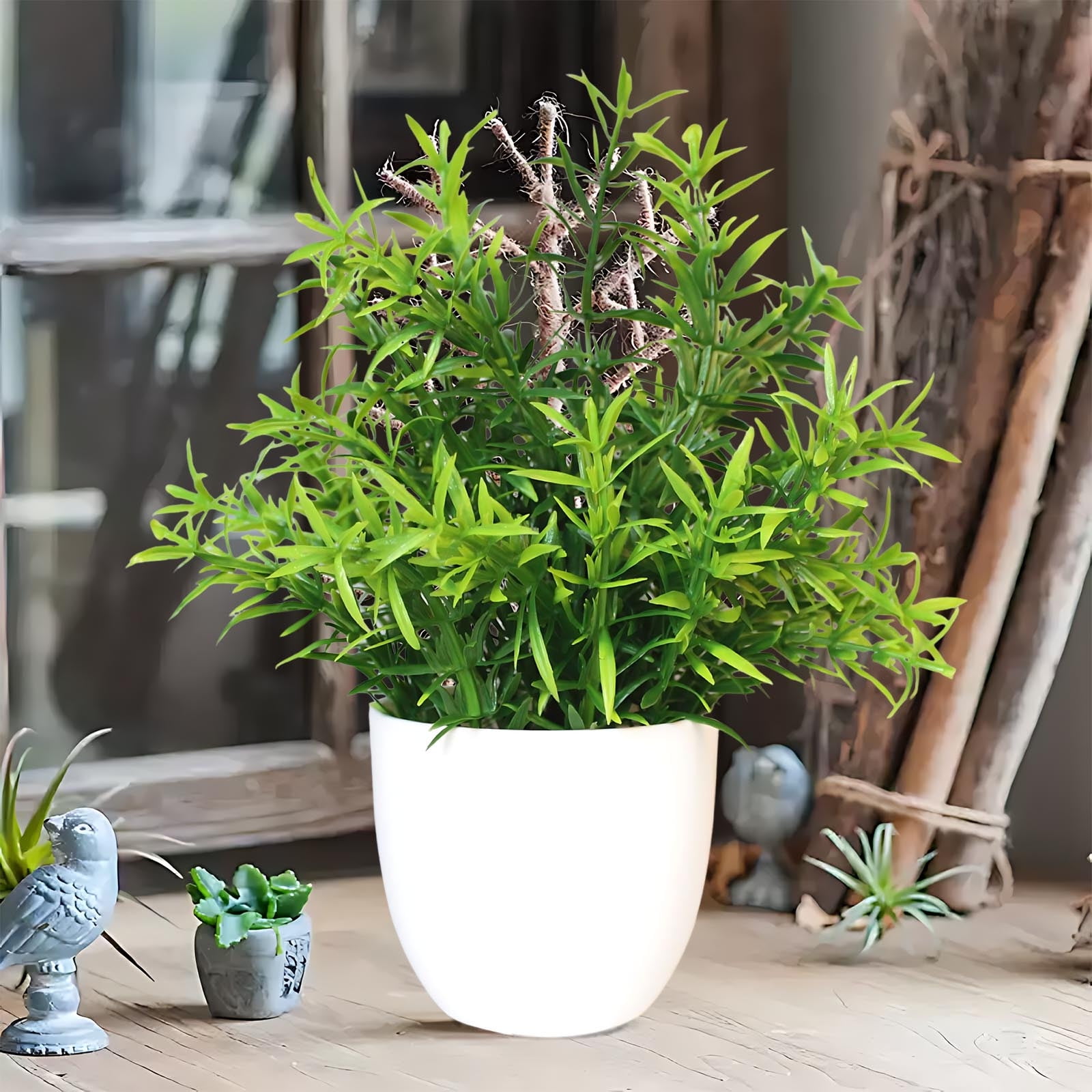 Sales Today Clearance! FAJHHA Simulated Plants,Fake Green Plants for ...