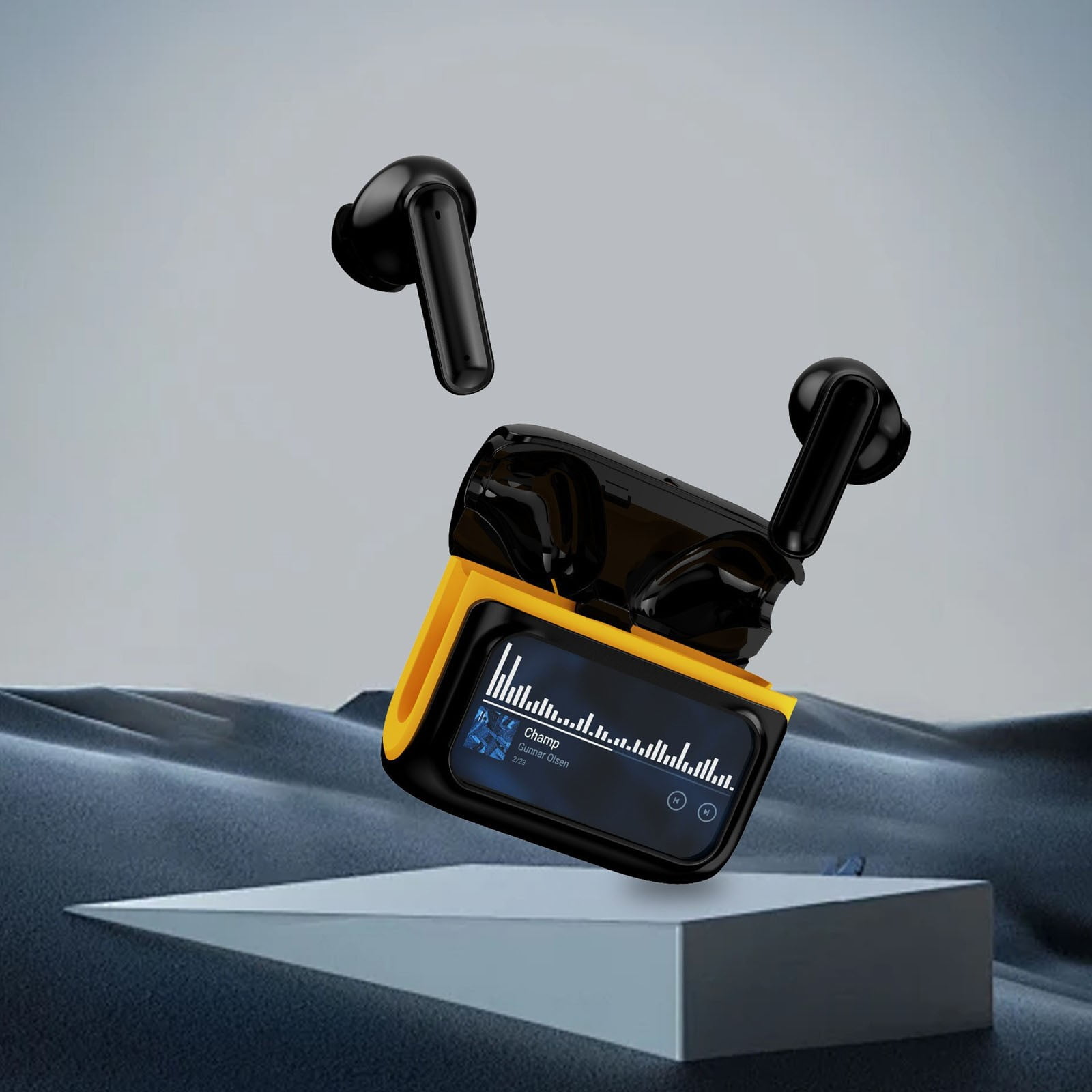 Sales Today Clearance! FAJHHA Wireless Earbuds with Smart Screen,ANC ...