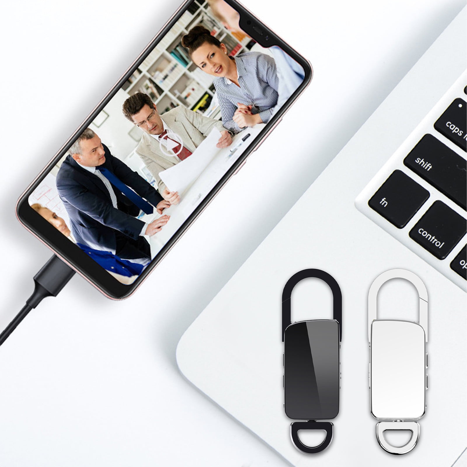 Sales Today Clearance! Gosuguu 8GB Voice Recorder Keychain, Mini MP3 ...