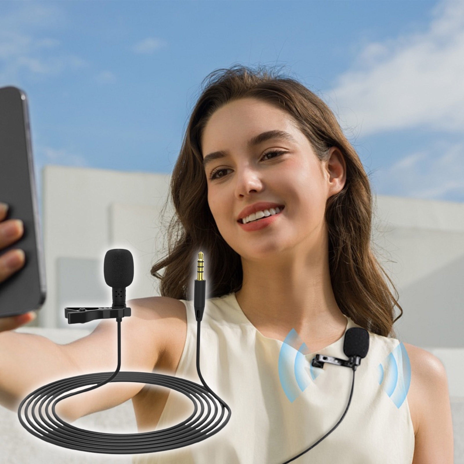 Sales Today Clearance! Gosuguu Clip-On Microphone for Mobile Phones ...