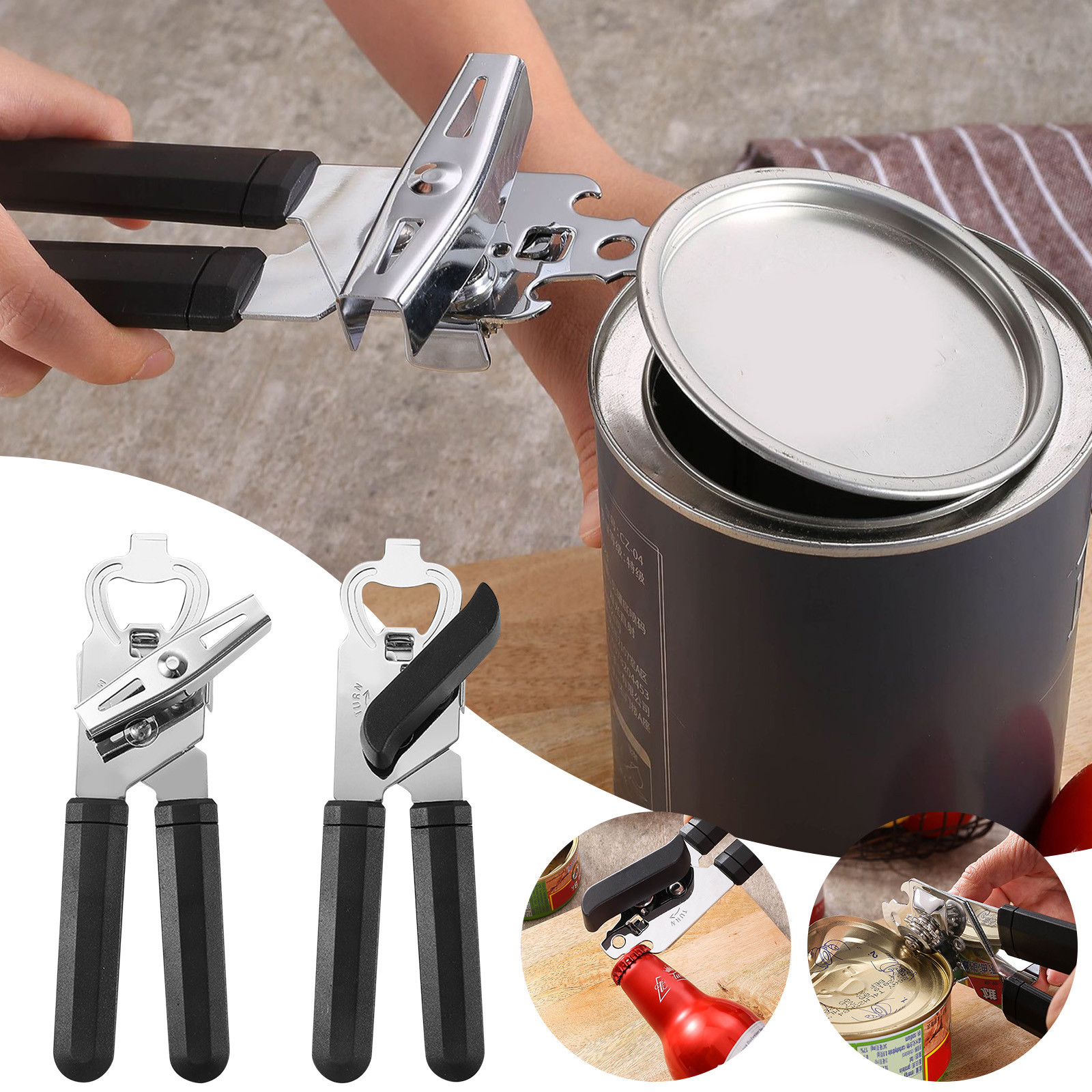 Sales Today Clearance! Gosuguu Portable Stainless Steel Can Opener ...
