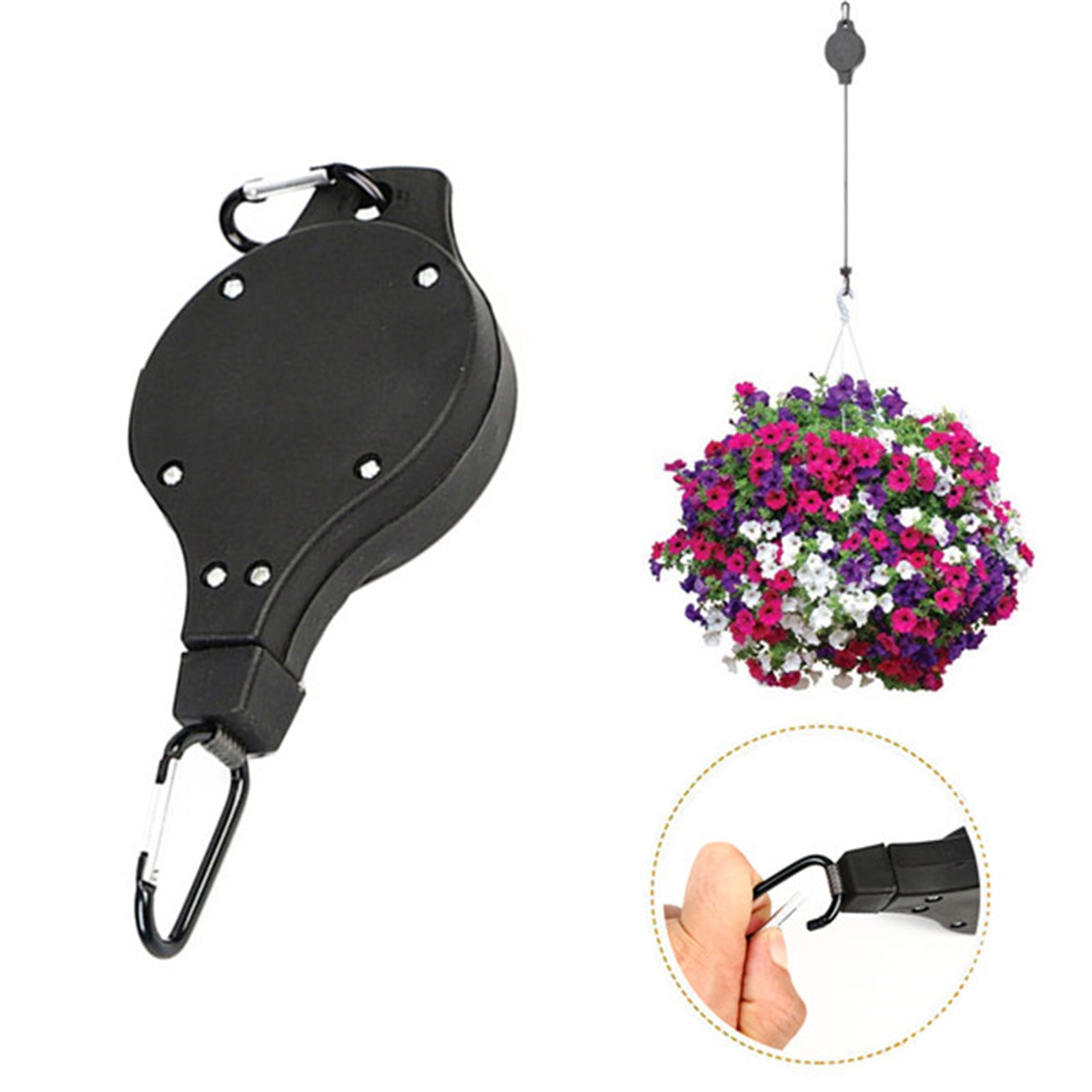 Sales Today Clearance! Gosuguu Retractable Pulley Hanger Hook with ...