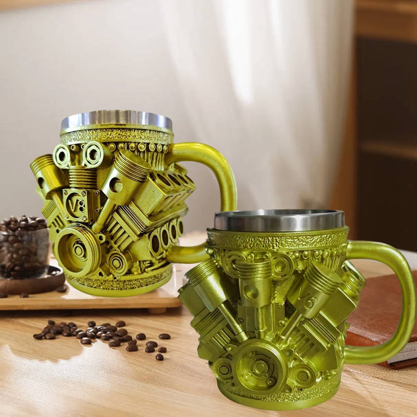 Sales Today Clearance! Gosuguu Stainless Steel V8V6 Engine Mug, 12oz ...