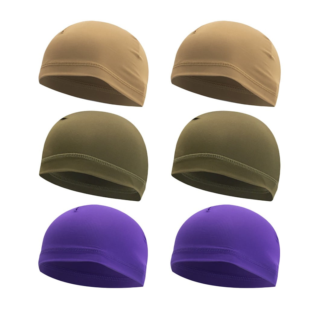 Helmet Liner Sweat Wicking Cap Running Hats Cycling Skull Caps 6 ...