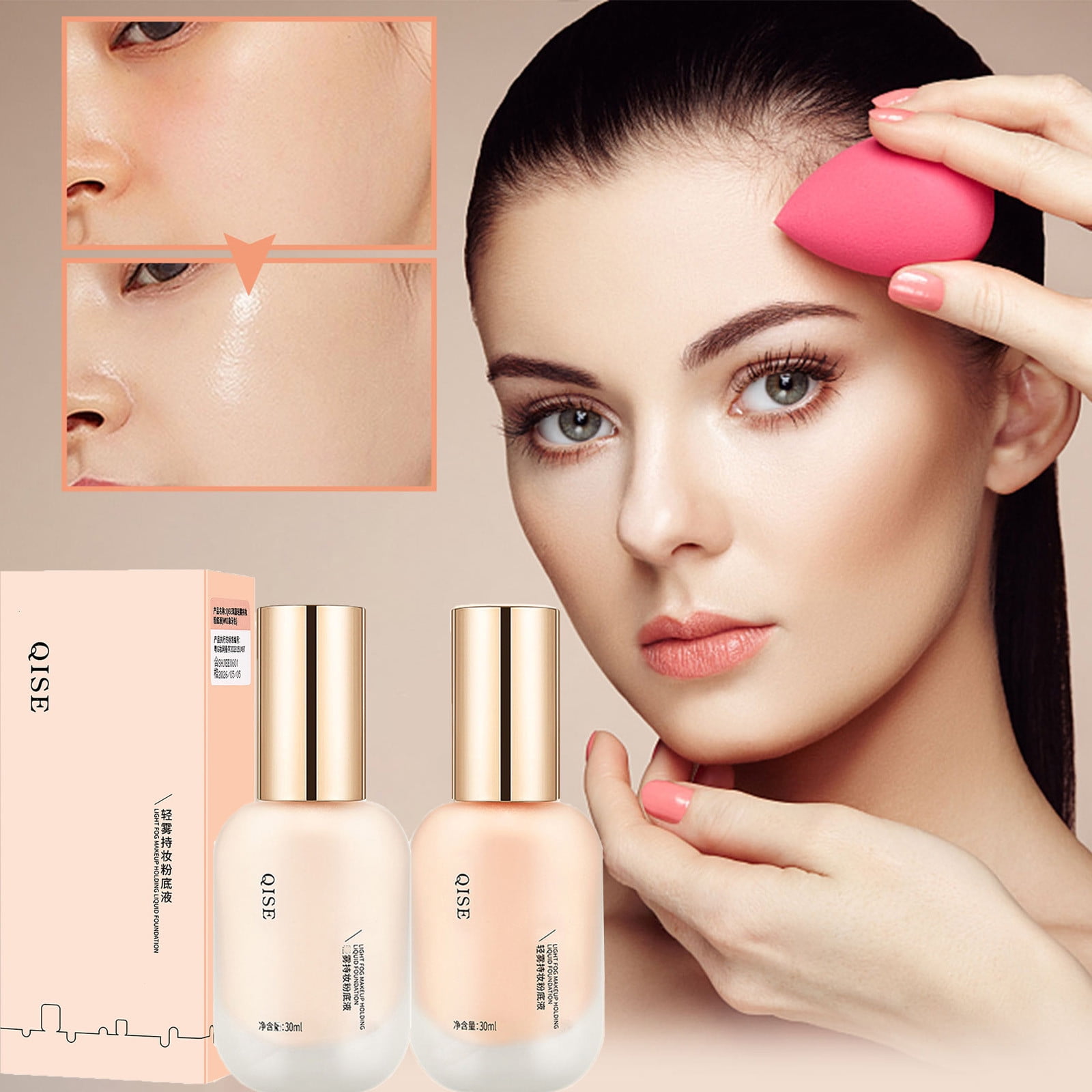 Sales Today Clearance! Hydrating Foundation – Lightweight, Long-Lasting Coverage for All Skin ...