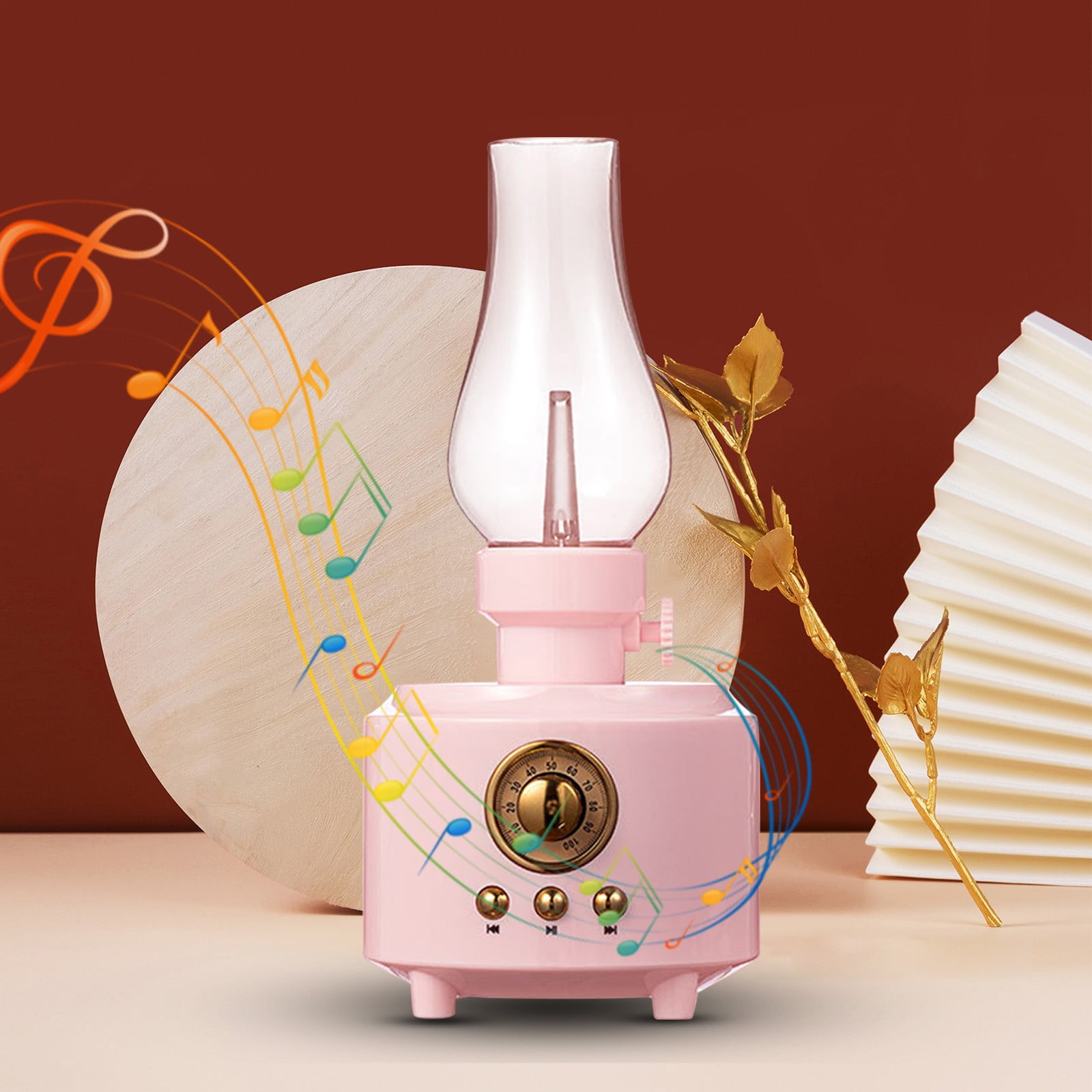 Sales Today Clearance! Kerosene Lamp Bluetooth Audio, Vintage FM ...