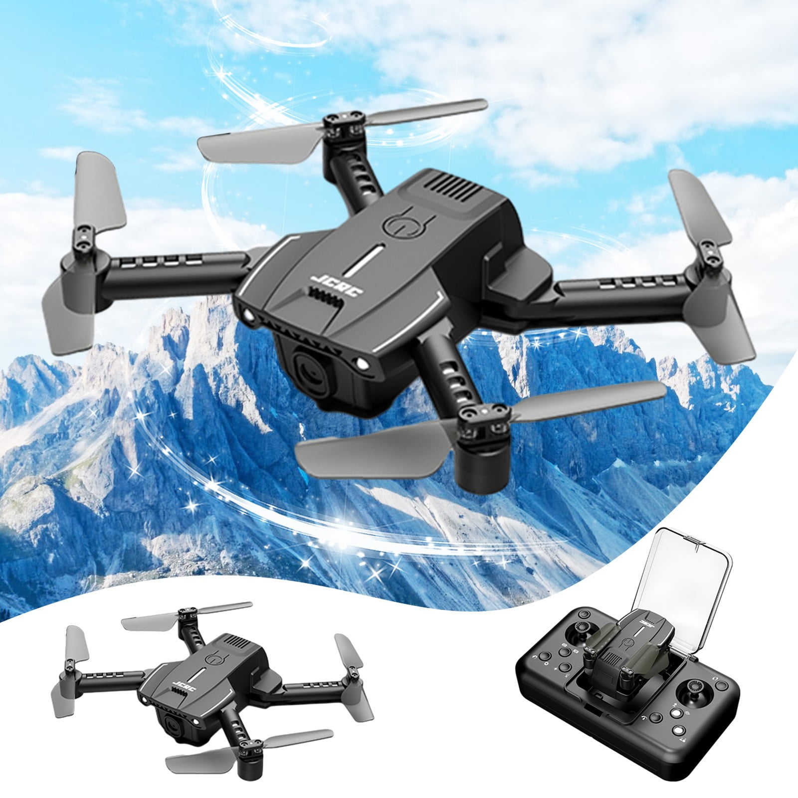 Sales Today Clearance! Mini Drone with 4K HD Camera,WiFi Aerial Photography,Fixed Height,Remote ...