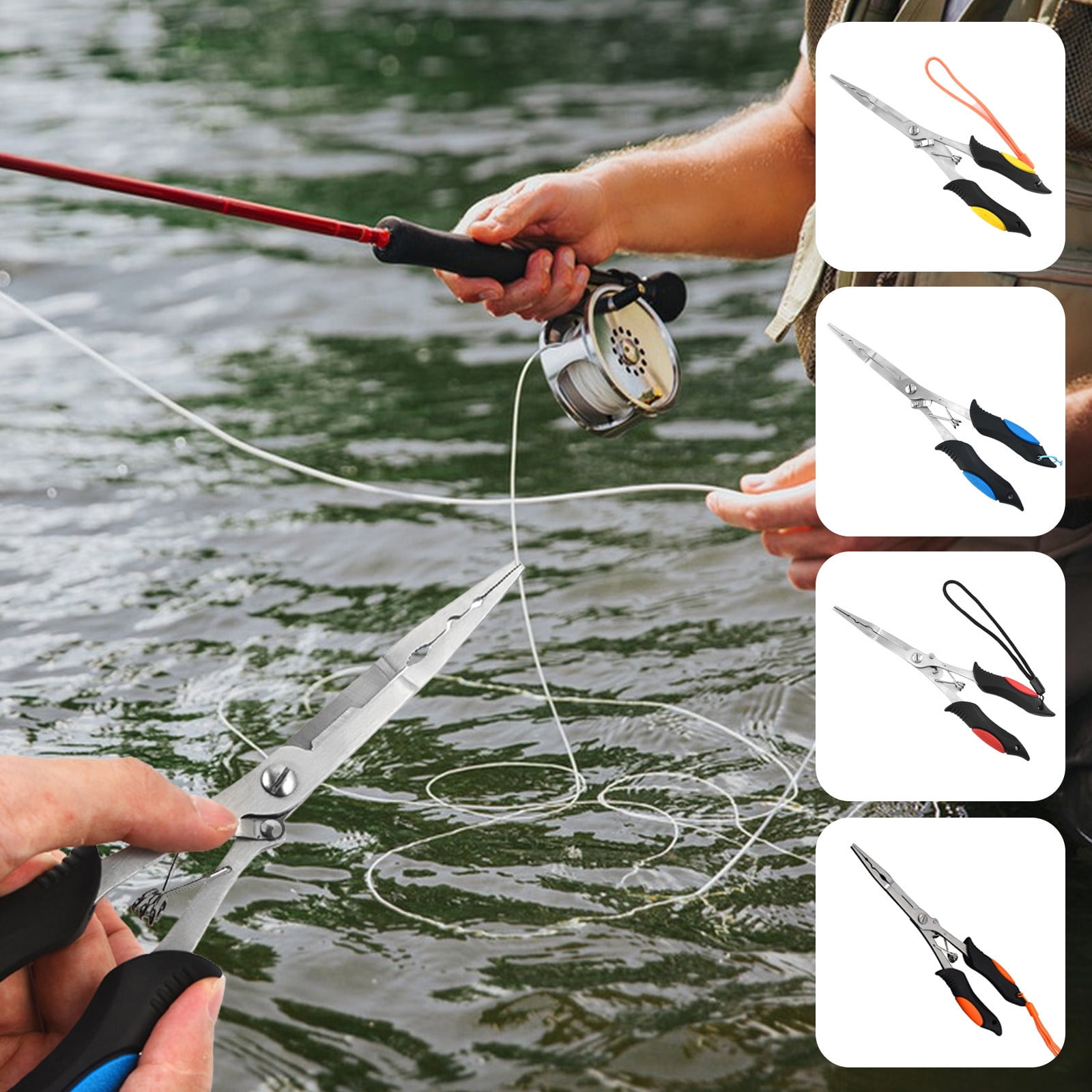 Sales Today Clearance! Multifunction Long Nose Fishing Pliers Stainless ...