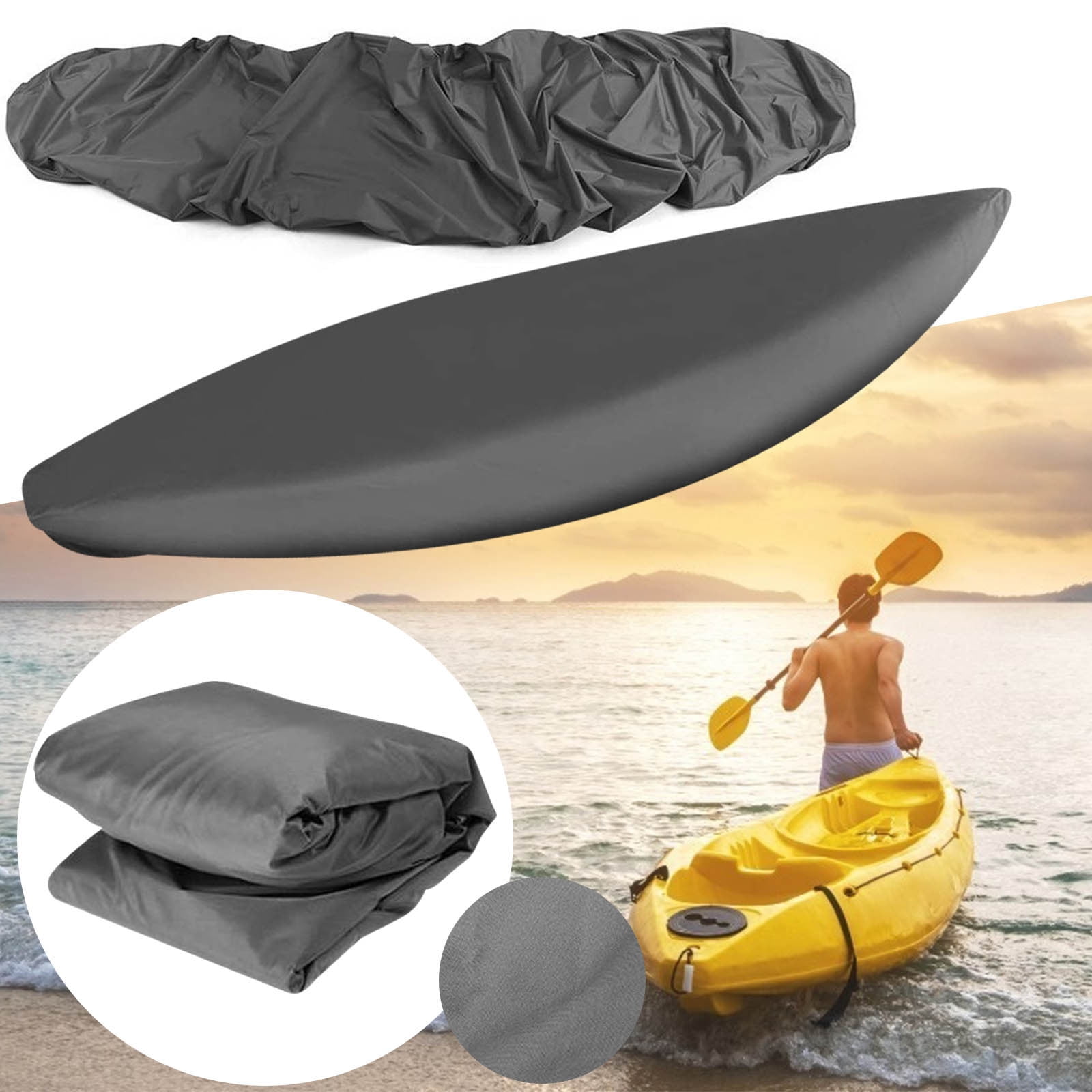 Sales Today Clearance! Outdoor Kayak Cover Sunscreen Canoe Cover Kayak ...