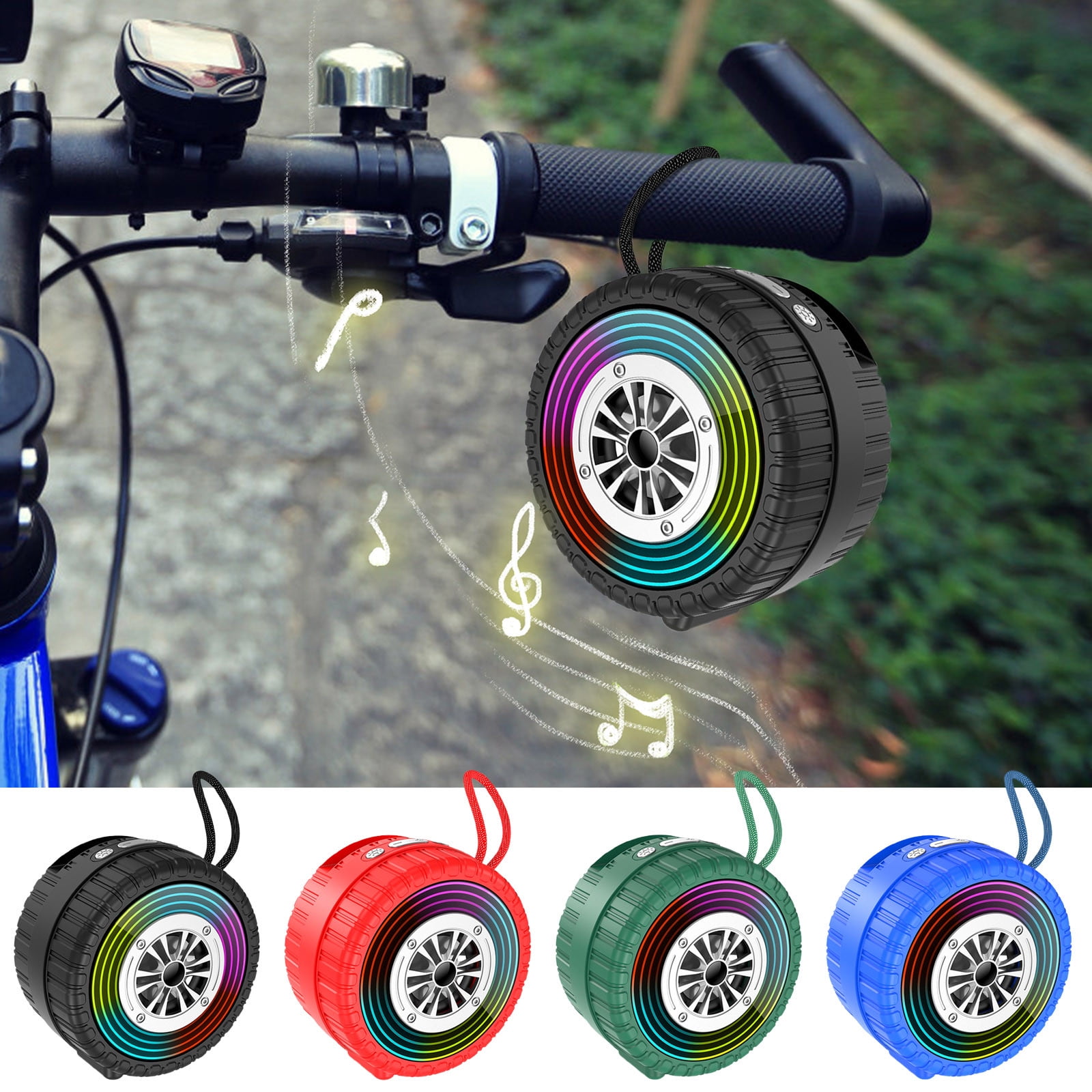 Sales Today Clearance! Portable Wireless Bluetooth Speaker - Mini Size Smart Multiple Colorful ...