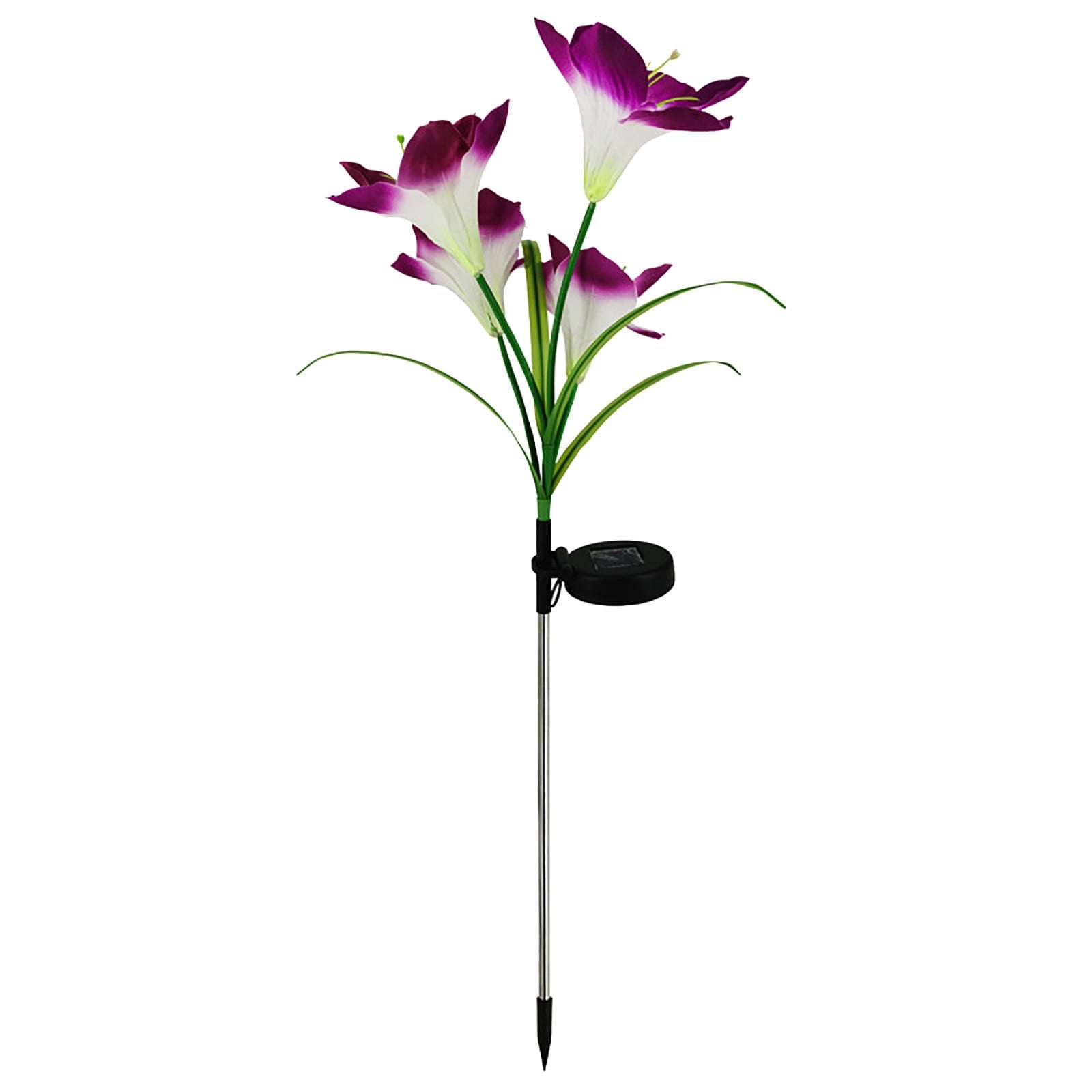 Solar LED Outdoor Garden Flower Lights, Upgraded Color-Changing Solar ...