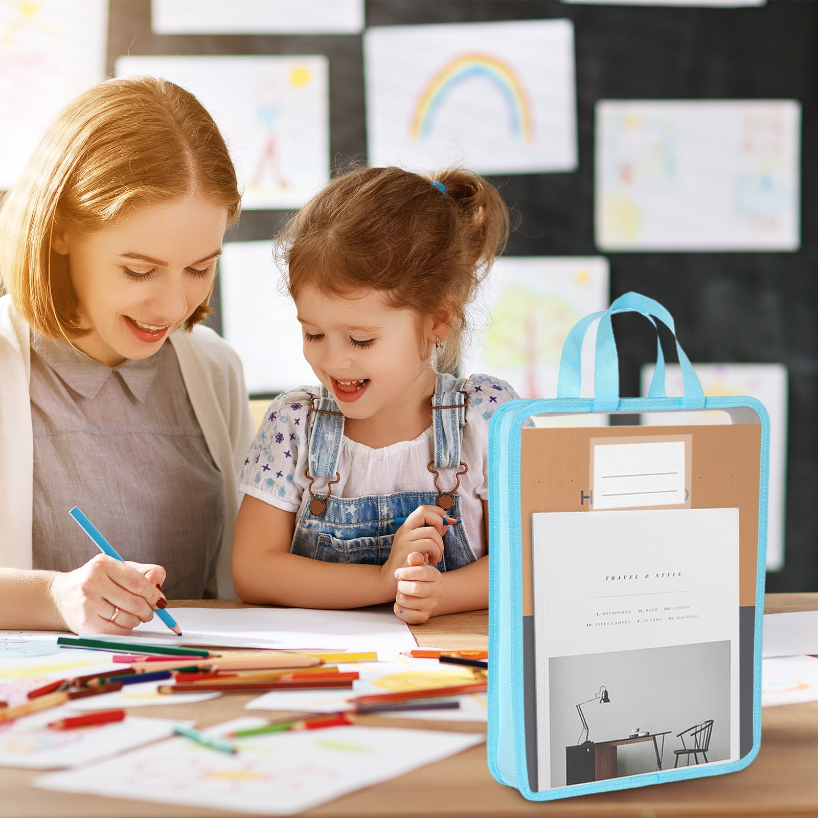 Sales Today Clearance! Subject Classification Bag Three-dimensional ...