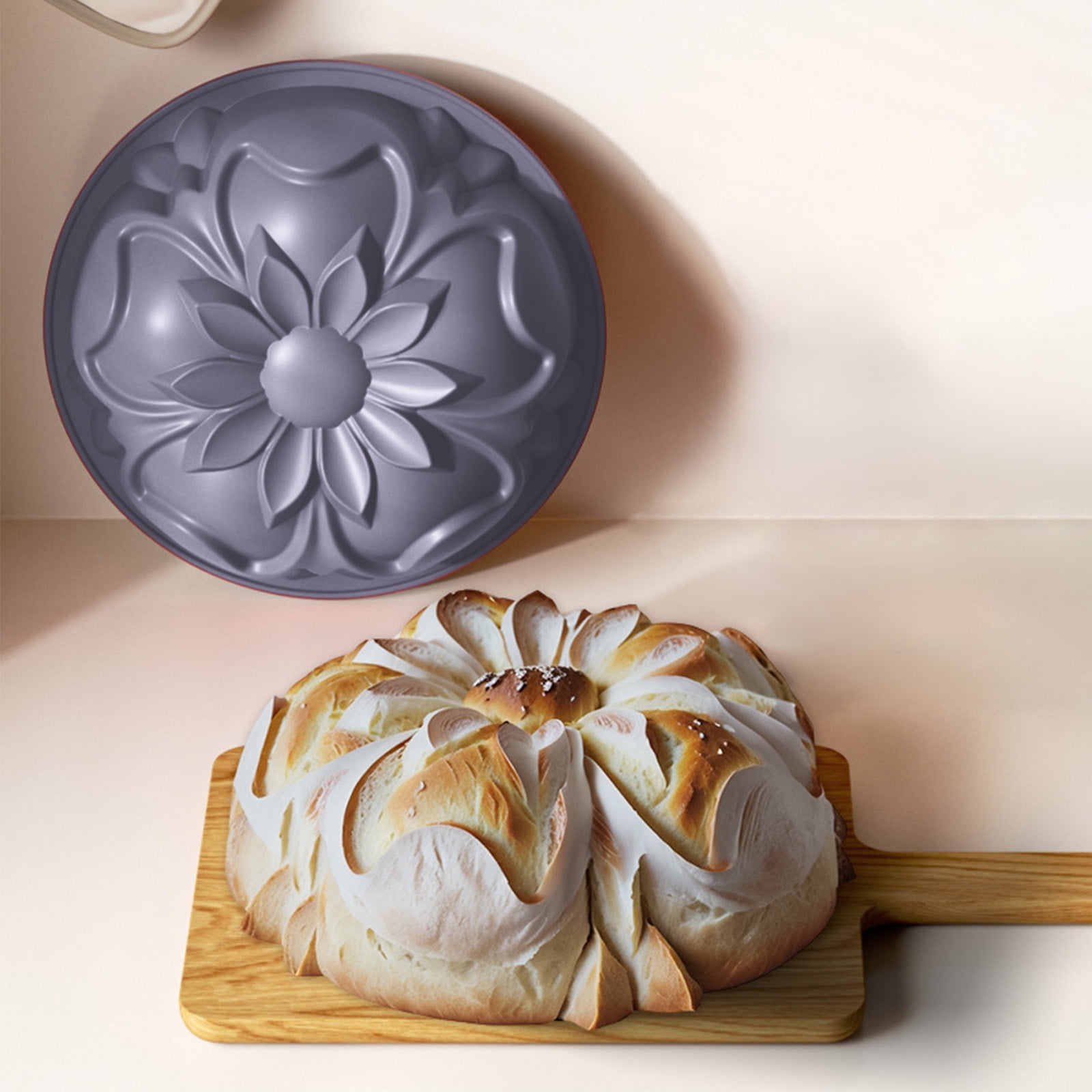 Sales Today Clearance! Topliu Round Silicone Cake Molds,Leakproof Non ...