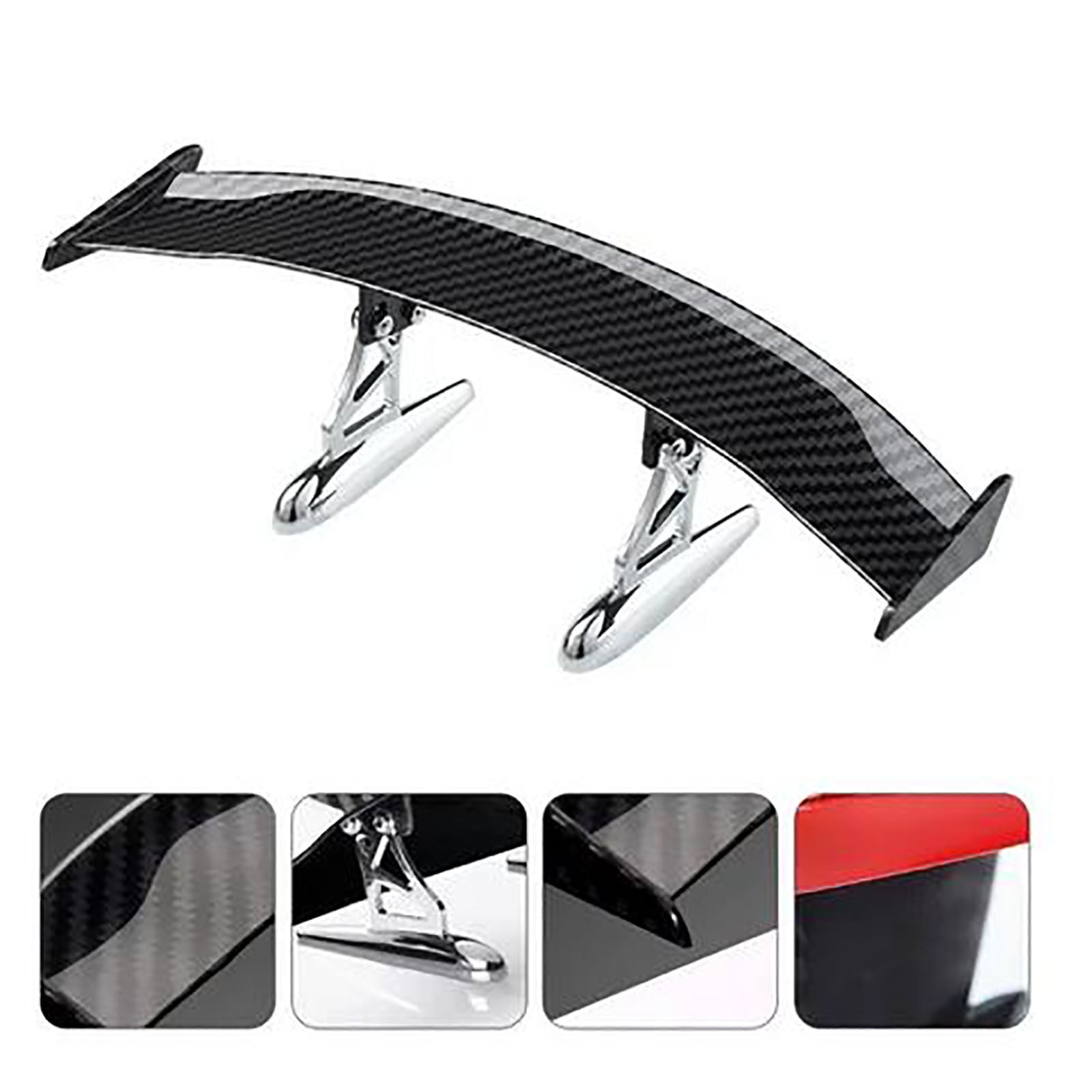 Sales Today Clearance! Universal Carbon Fiber Car Spoiler, No-Drill ...
