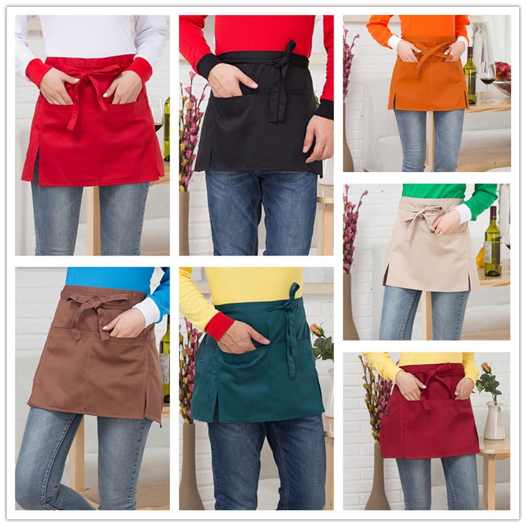 Sales Today Clearance! Waist Short Apron for Waiters, Restaurant ...