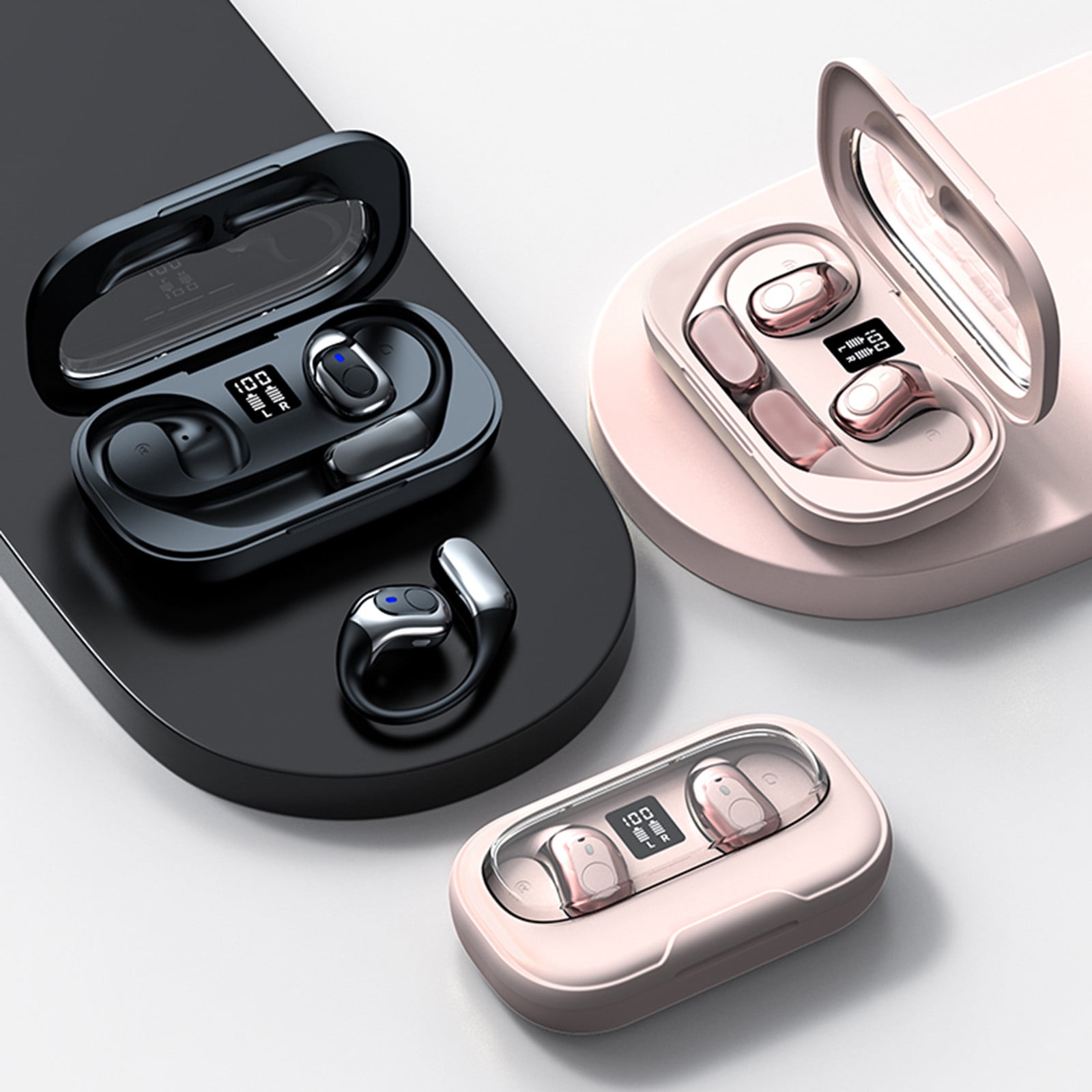 Sales Today Clearance! Wireless Bluetooth Translation Earphones Built ...